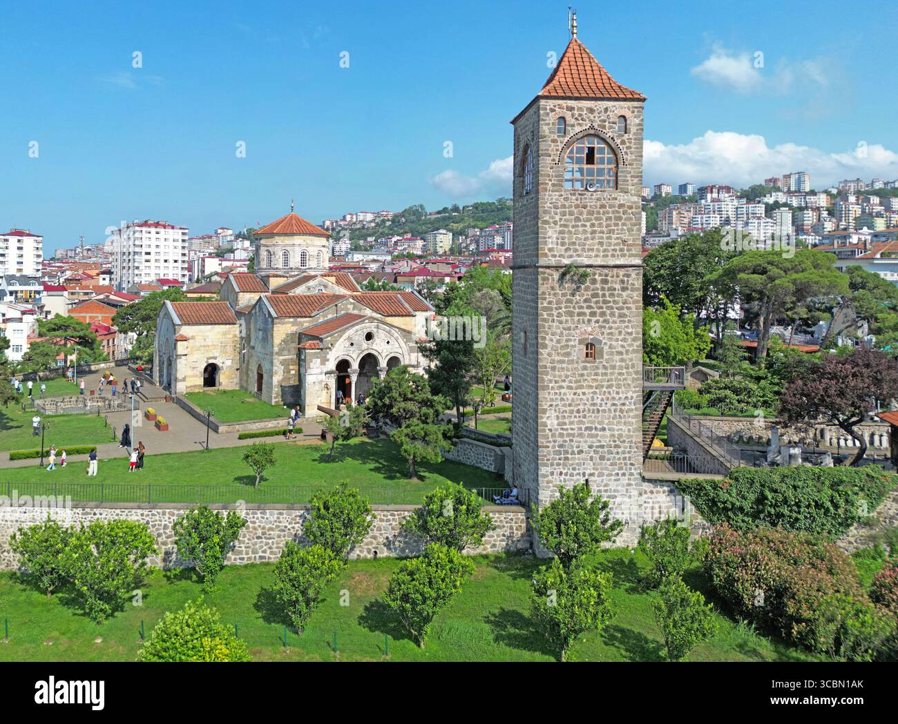 Located in Trabzon, Turkey, the Hagia Sophia Church was built in 1250 ...
