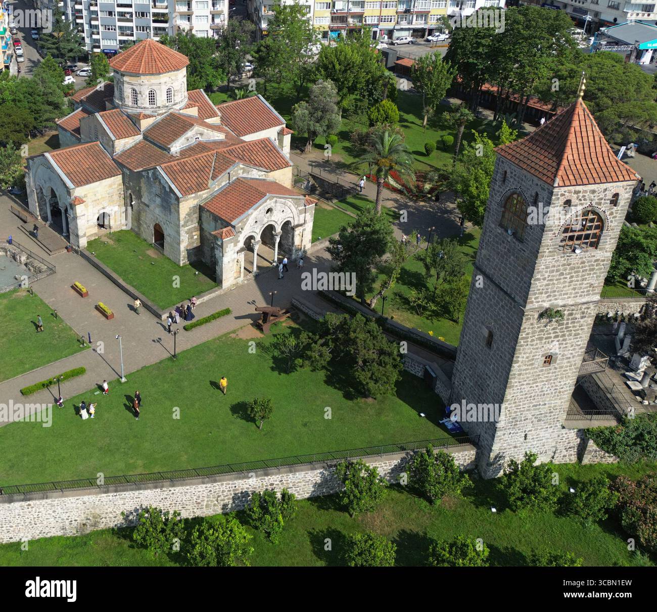 Located in Trabzon, Turkey, the Hagia Sophia Church was built in 1250 ...