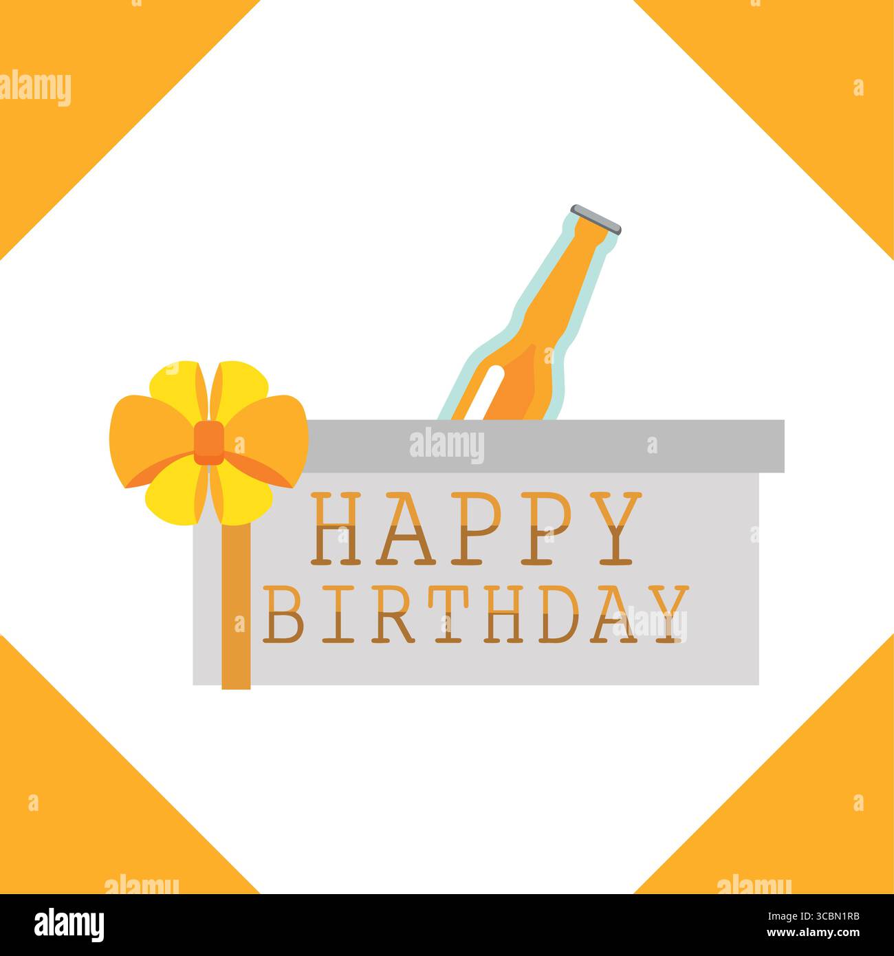 Present gift box drink Stock Vector Images - Alamy