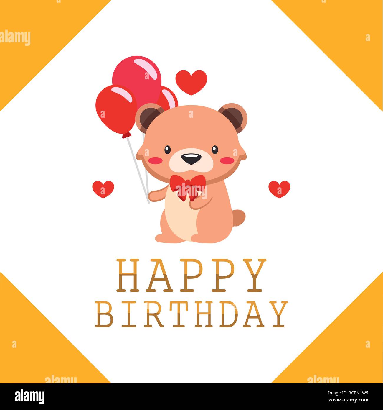 Heart balloons love birthday Stock Vector Images - Alamy