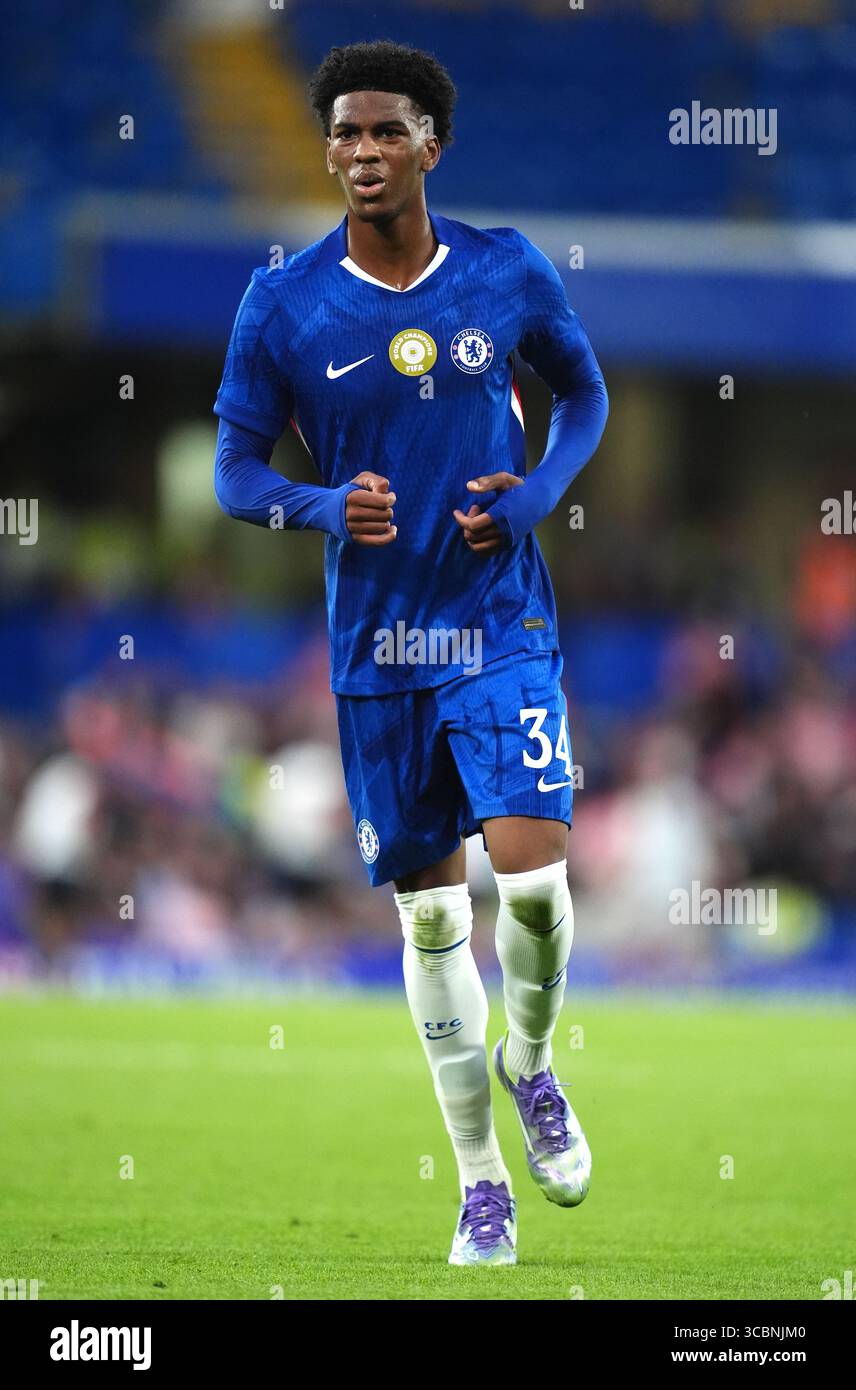 Chelsea's Josh Acheampong during the pre-season friendly match at ...