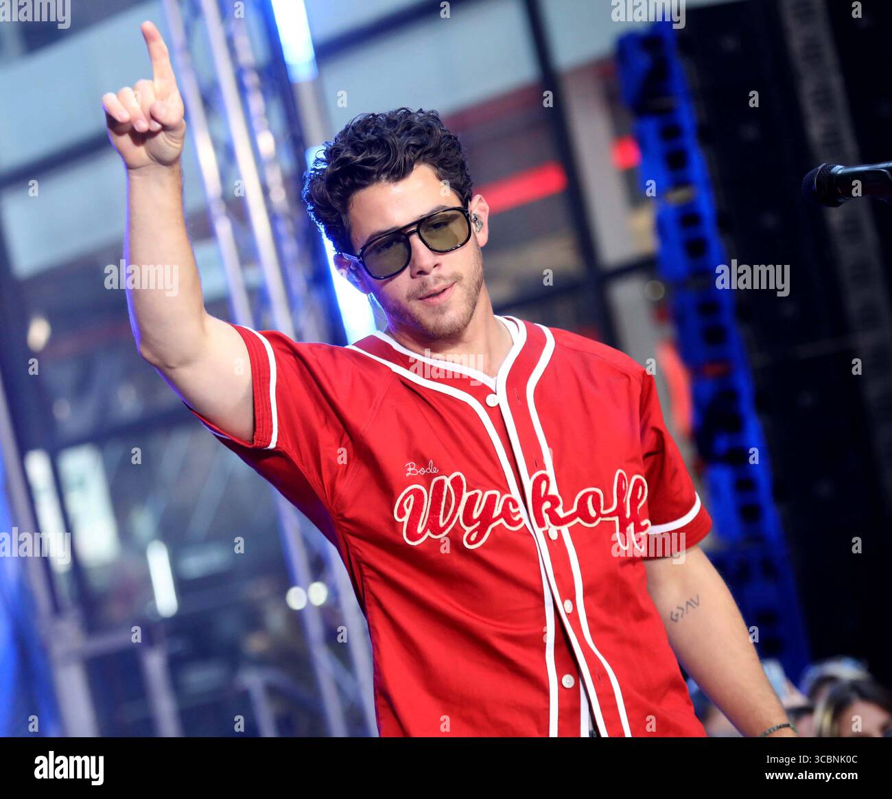 August 8, 2025, New York, New York, USA: Singer NICK JONAS from the pop ...
