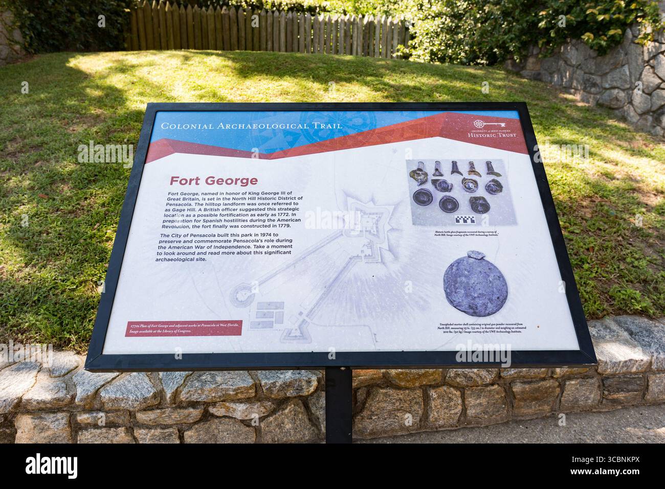 Historic marker pensacola hi-res stock photography and images - Alamy