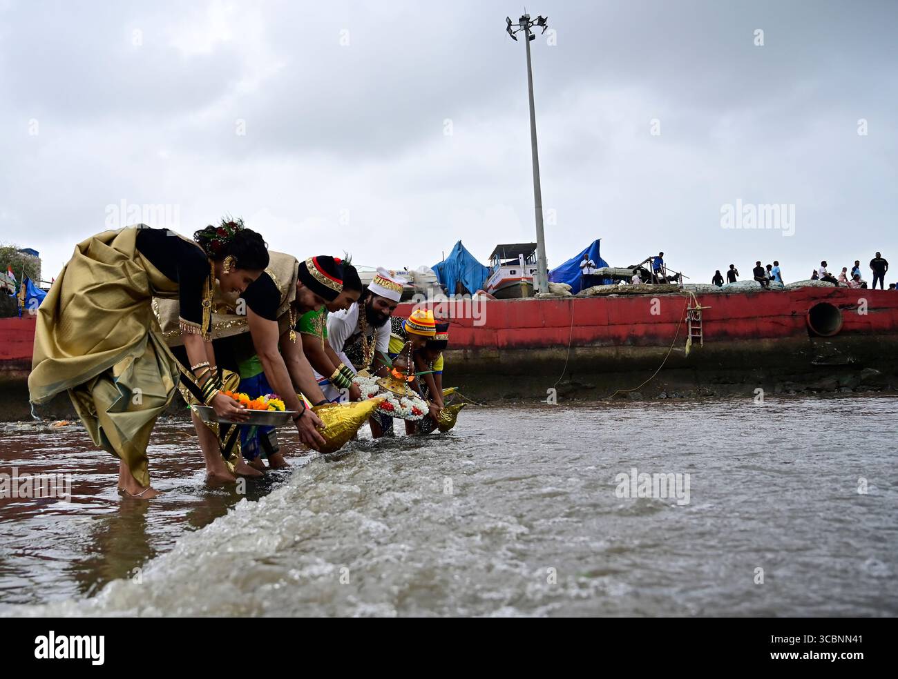 MUMBAI, INDIA - AUGUST 8: Koli community celebrates Hindu festival of ...