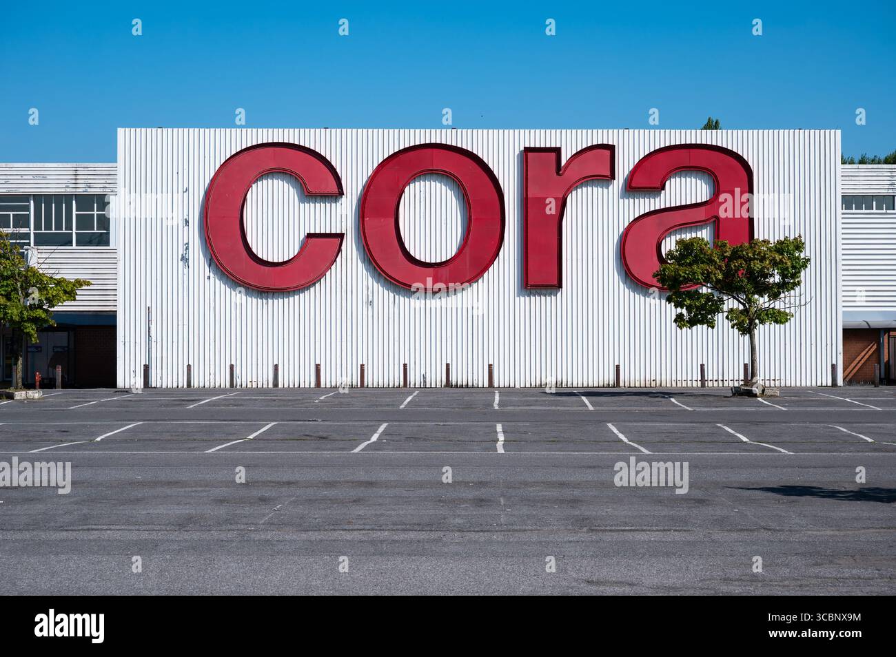 Cora supermarket and parking lot in La Louvière, Hainaut, Belgium 13 ...