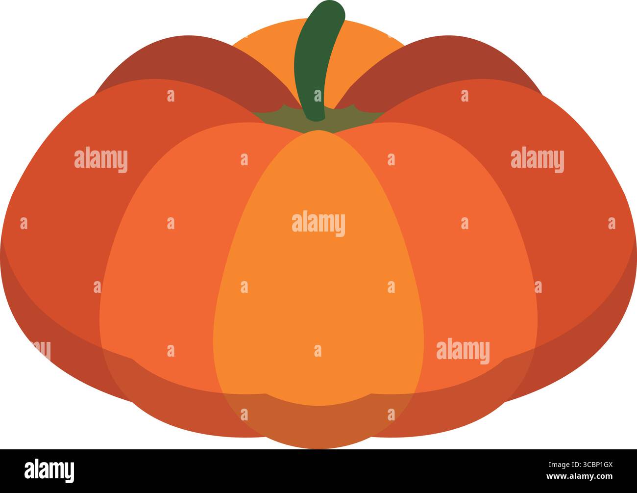 Vegetable garden pumpkin Stock Vector Images - Alamy