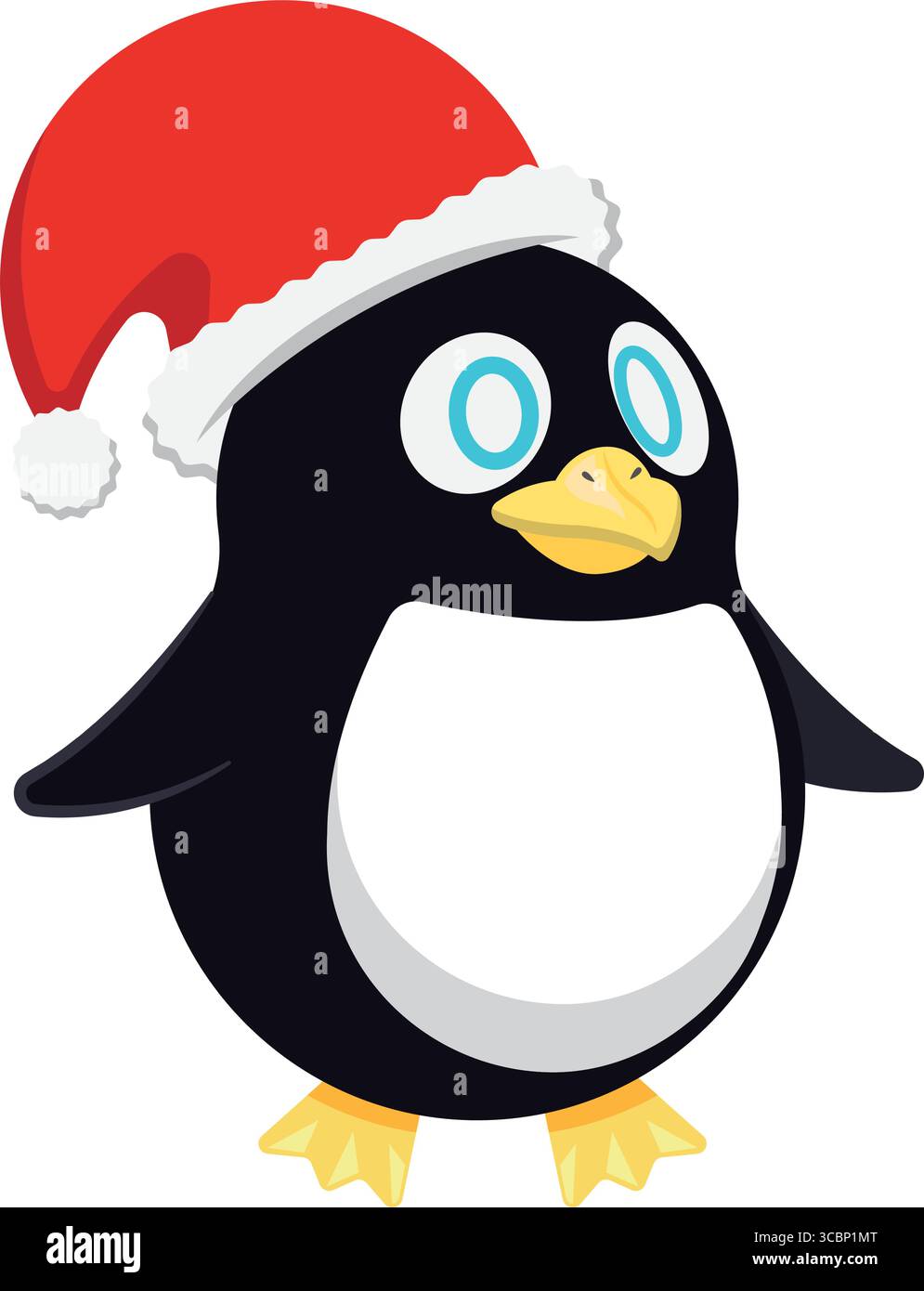 Cute bird wearing christmas Cut Out Stock Images & Pictures - Alamy