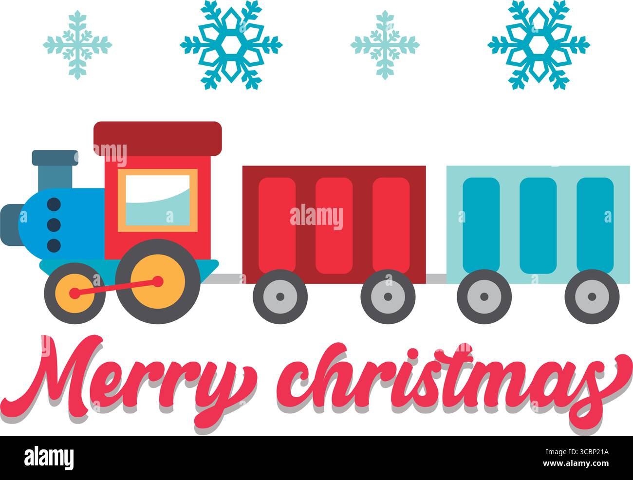 Toy train at christmas Cut Out Stock Images & Pictures - Alamy