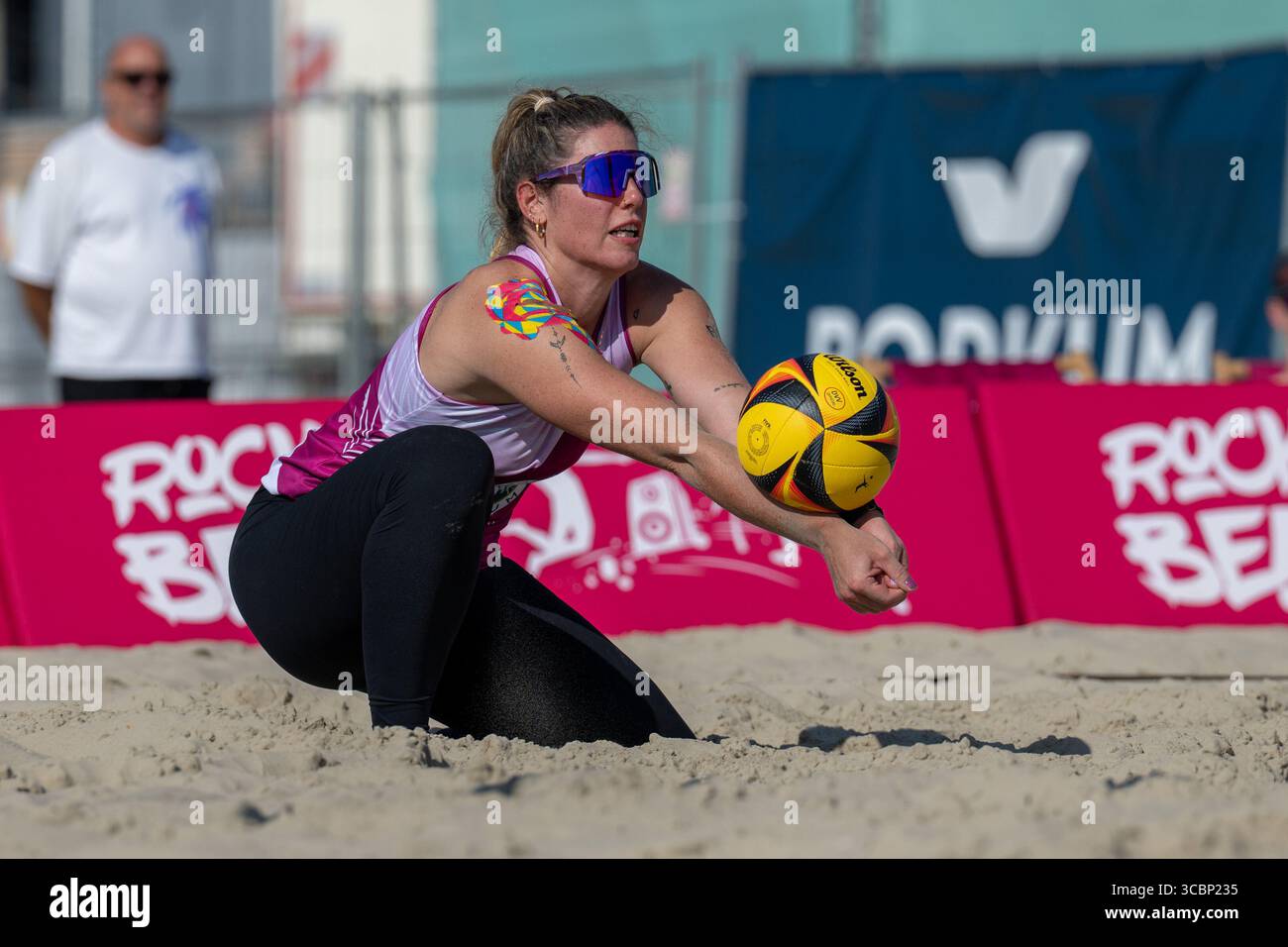 Sandra Ferger; Rock The Beach Tour Borkum am 08.08.2025 Stock Photo - Alamy
