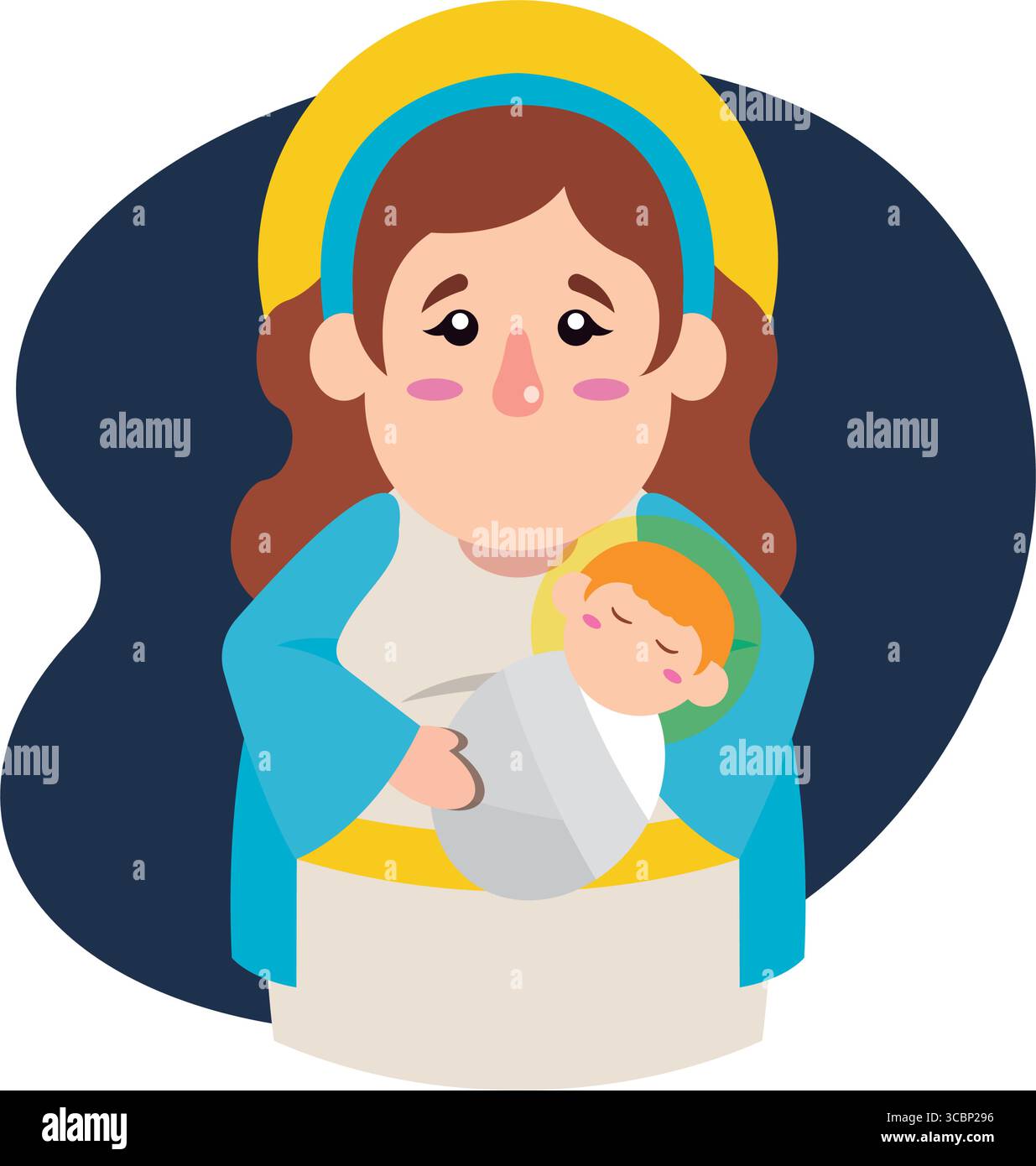 Mother baby jesus Cut Out Stock Images & Pictures - Alamy