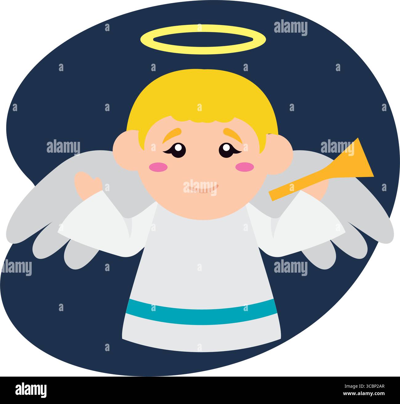 Cartoon angel wings golden Stock Vector Images - Alamy