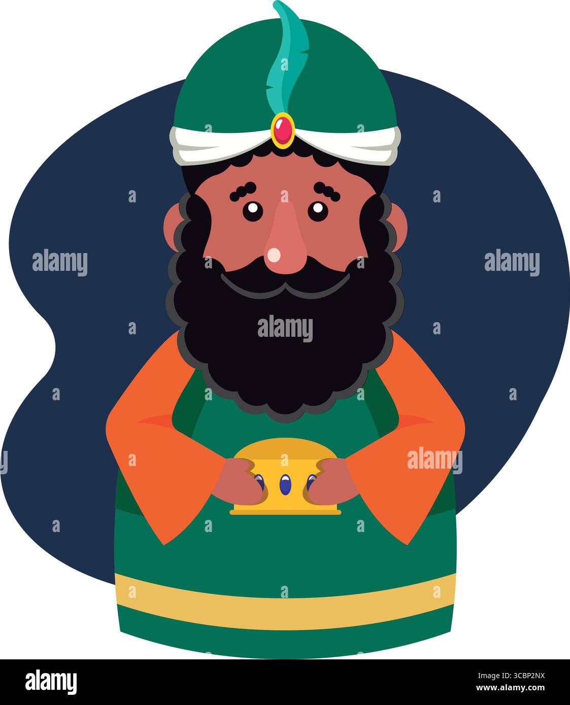 Middle eastern king turban. Vector Stock Vector Image & Art - Alamy