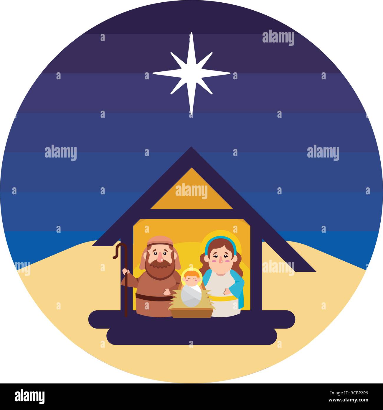 Traditional nativity scene christmas Cut Out Stock Images & Pictures ...