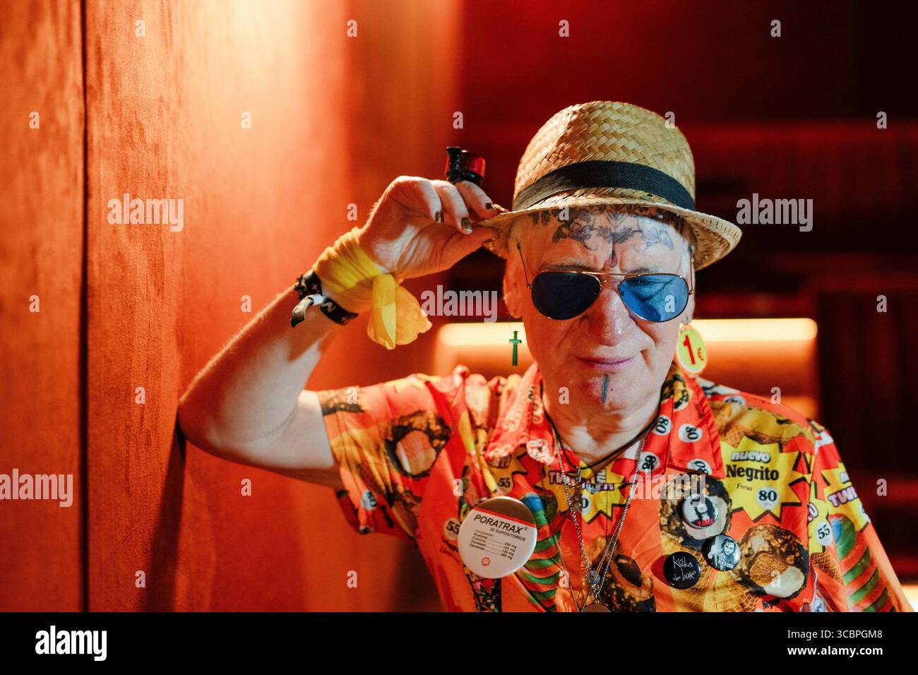 The artist and singer Paco Clavel poses for Europa Press, June 26, 2025 ...