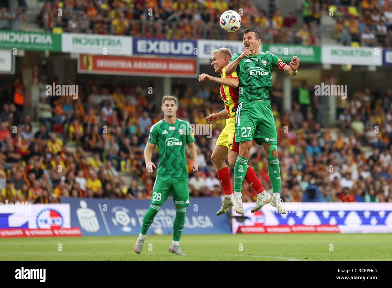 Kielce, Poland. 8 August, 2025 Rafal Wolski Dawid Blanik during Korona ...
