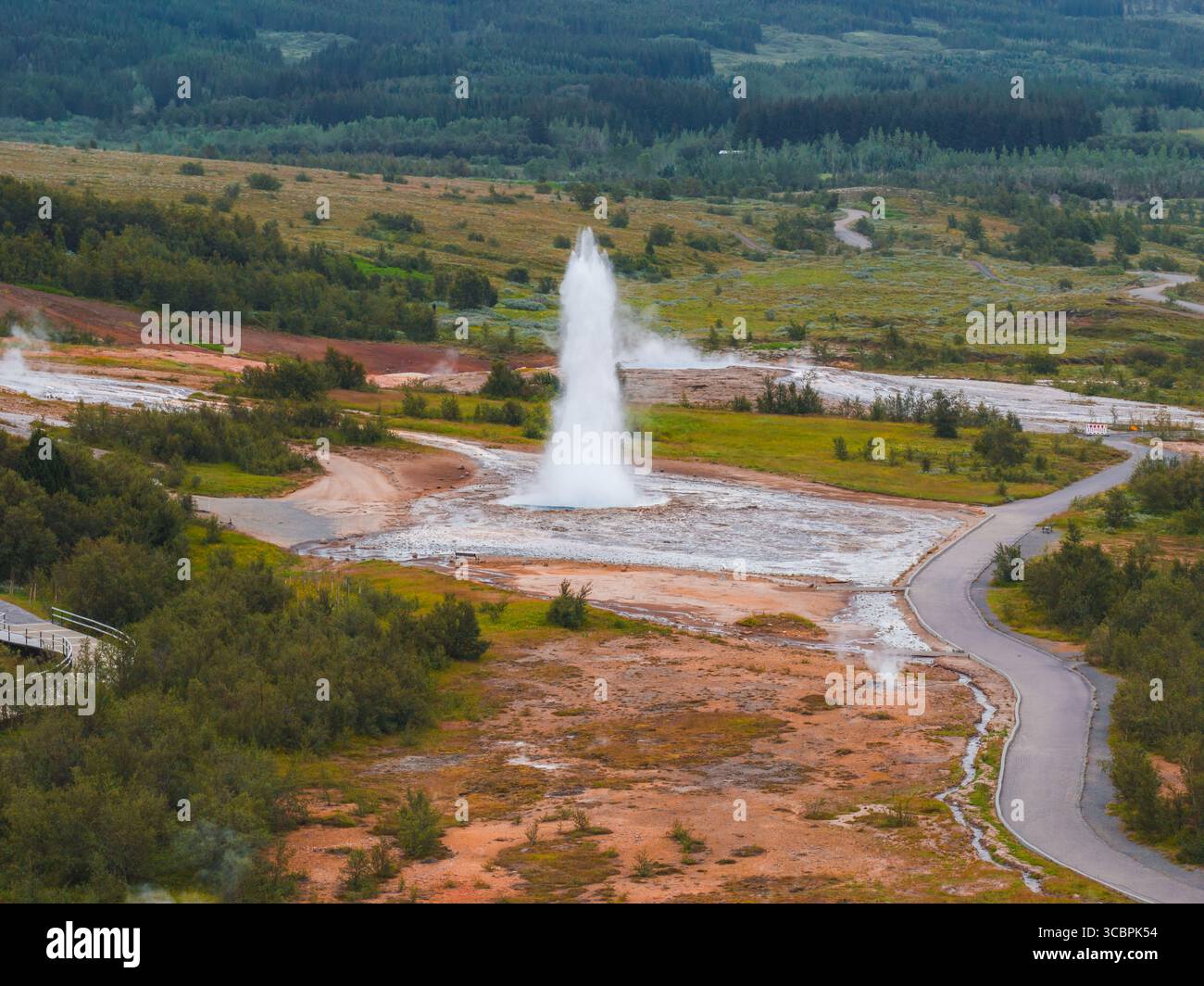 Aerial view icelands geothermal hi-res stock photography and images - Alamy