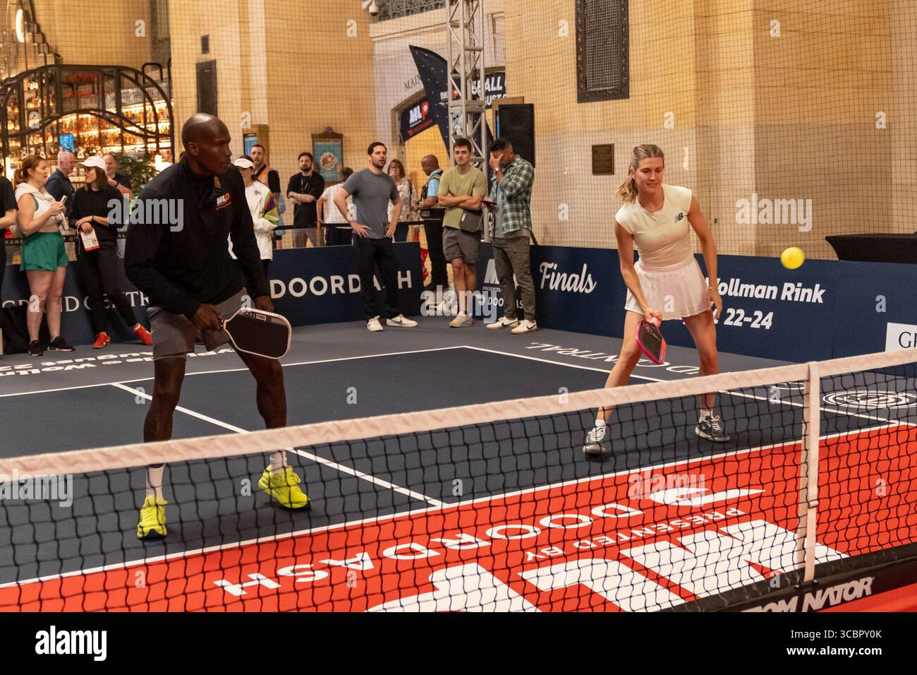 New York, NY, August 8, 2025: Genie Bouchard and Chad Ochocinco ...