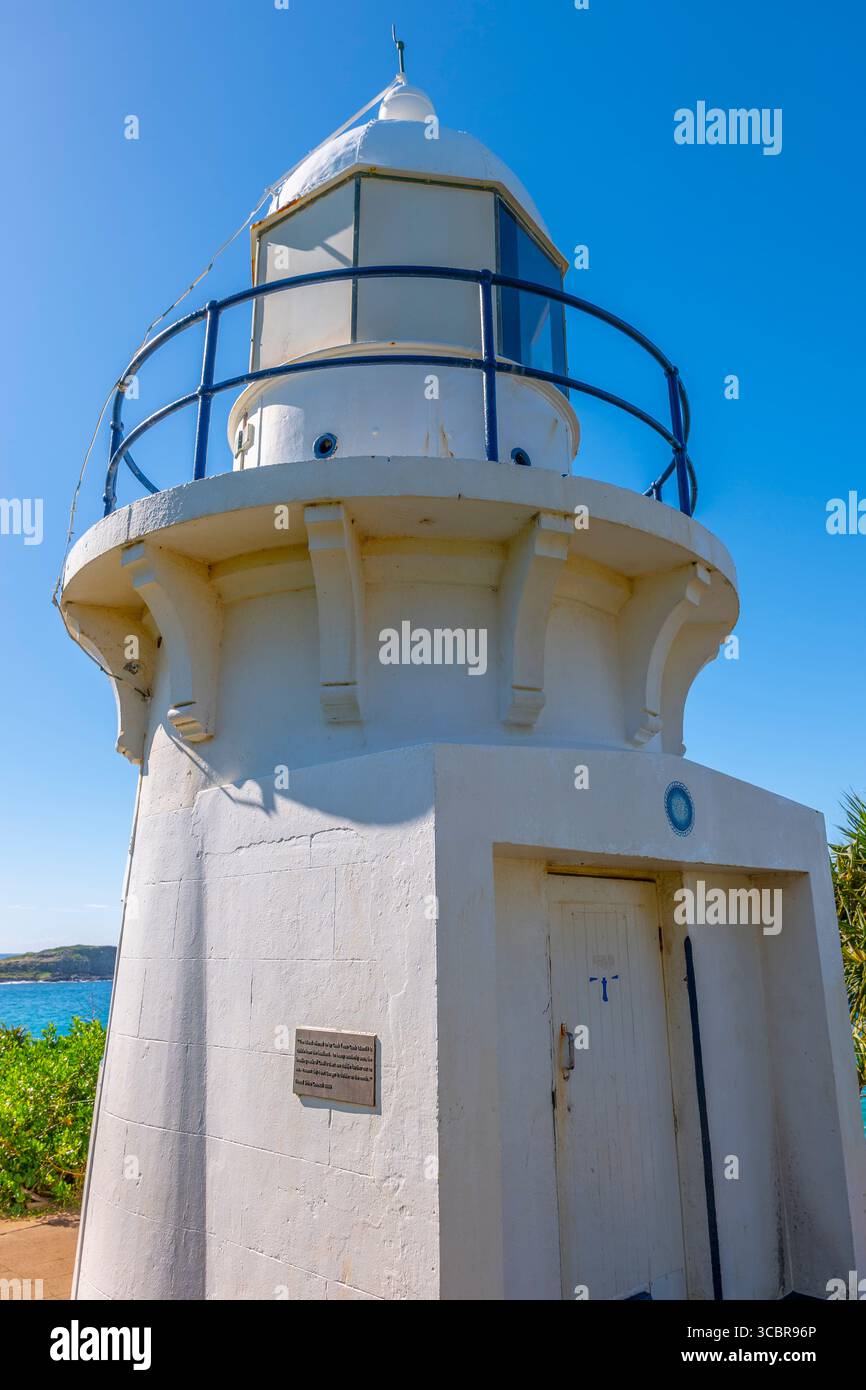 The Lighthouse at Fingal Head, New South Wales, Australia Stock Photo ...