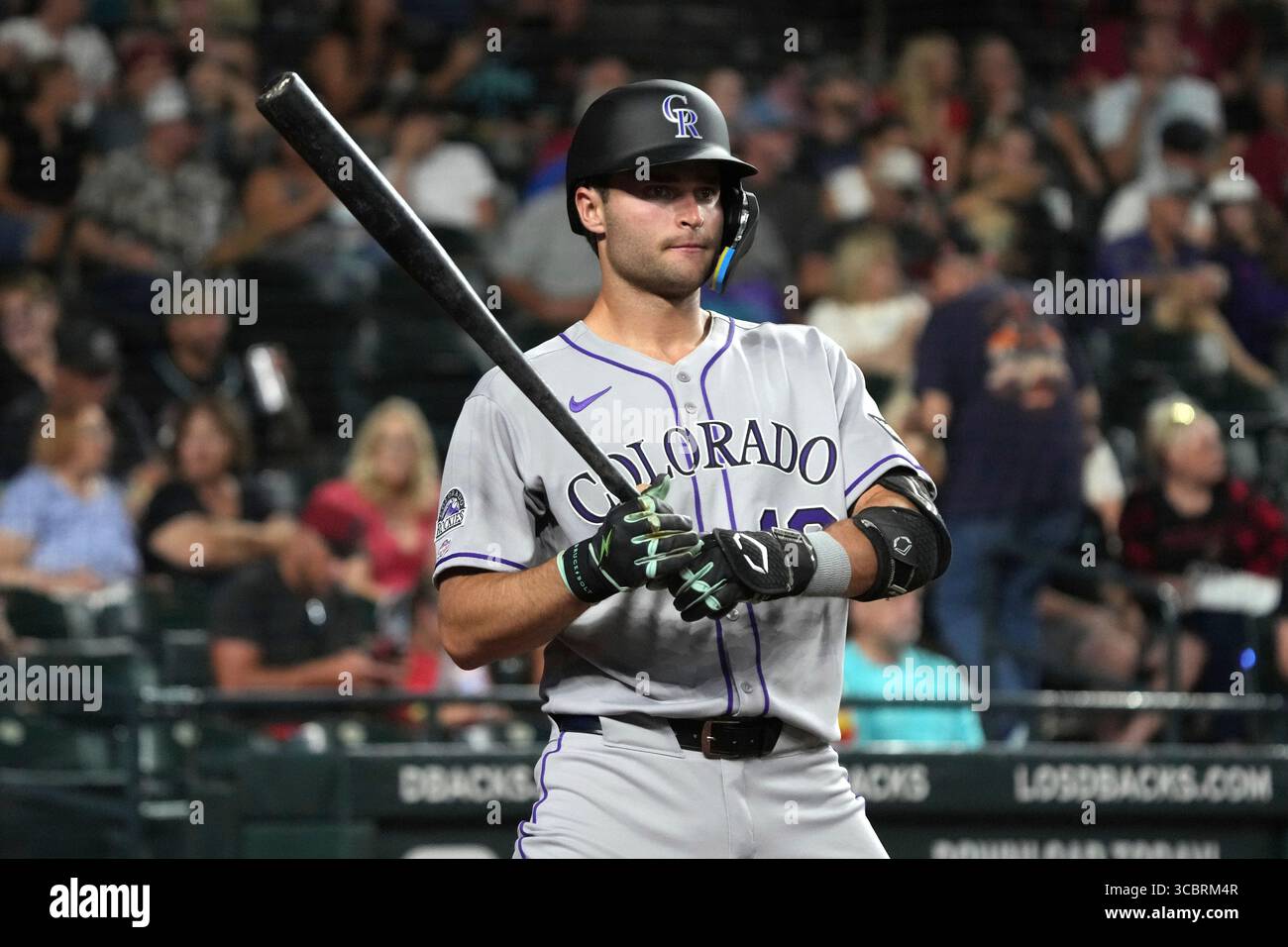 Colorado Rockies third base Kyle Karros (12) gets ready to hit against ...