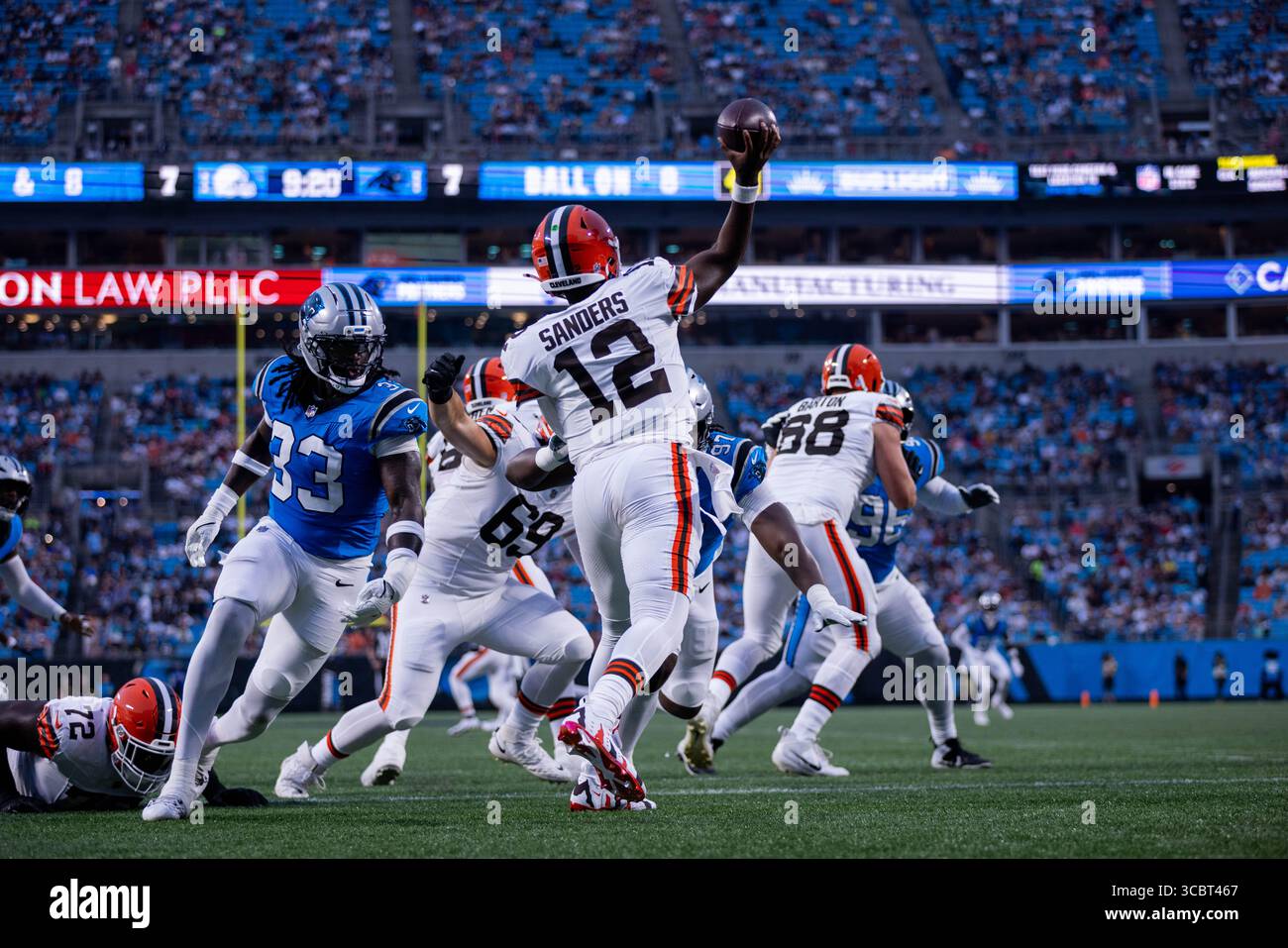 August 8, 2025: Cleveland Browns quarterback Shedeur Sanders (12 ...