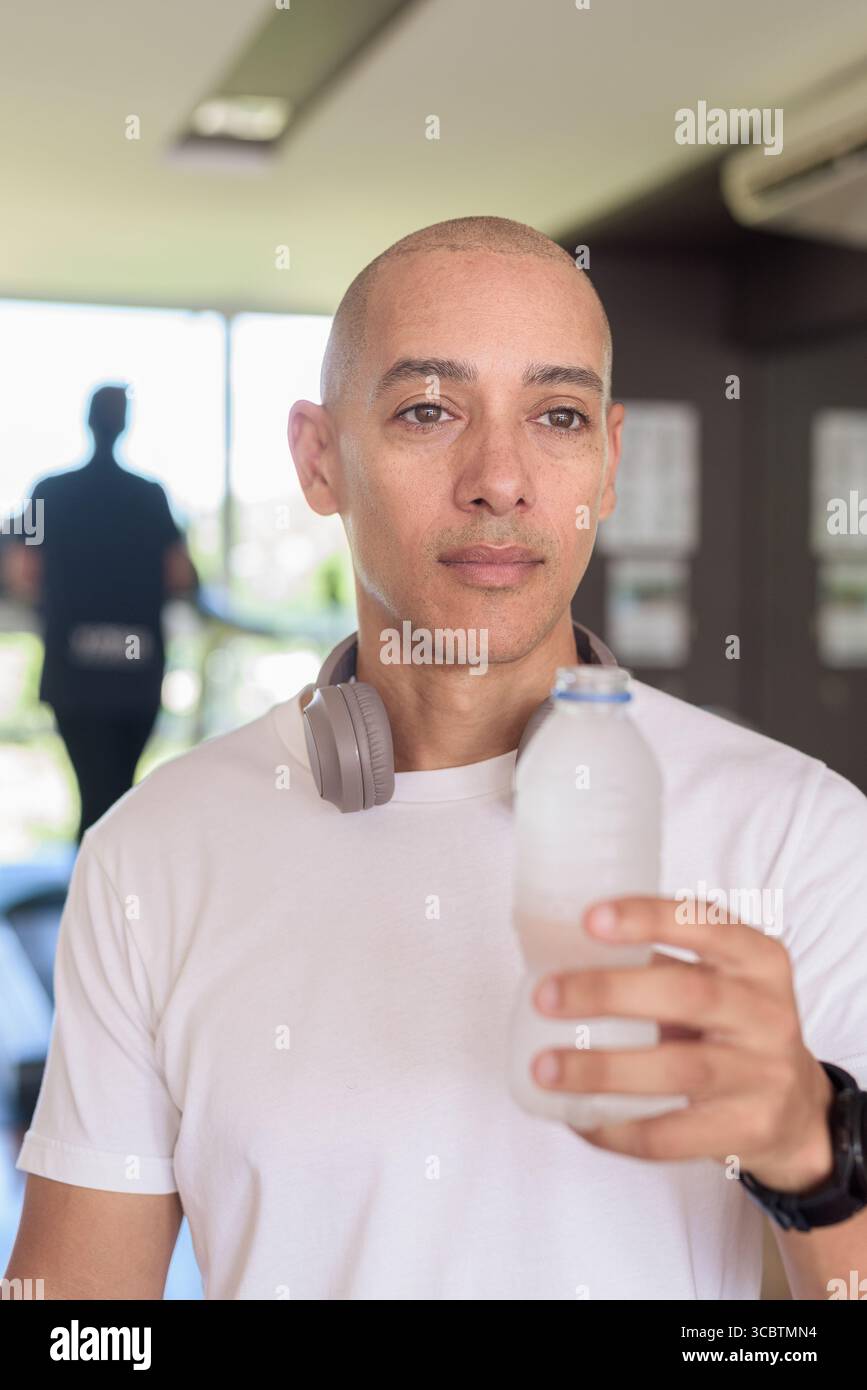 Relaxed man hydrating face hi-res stock photography and images - Alamy