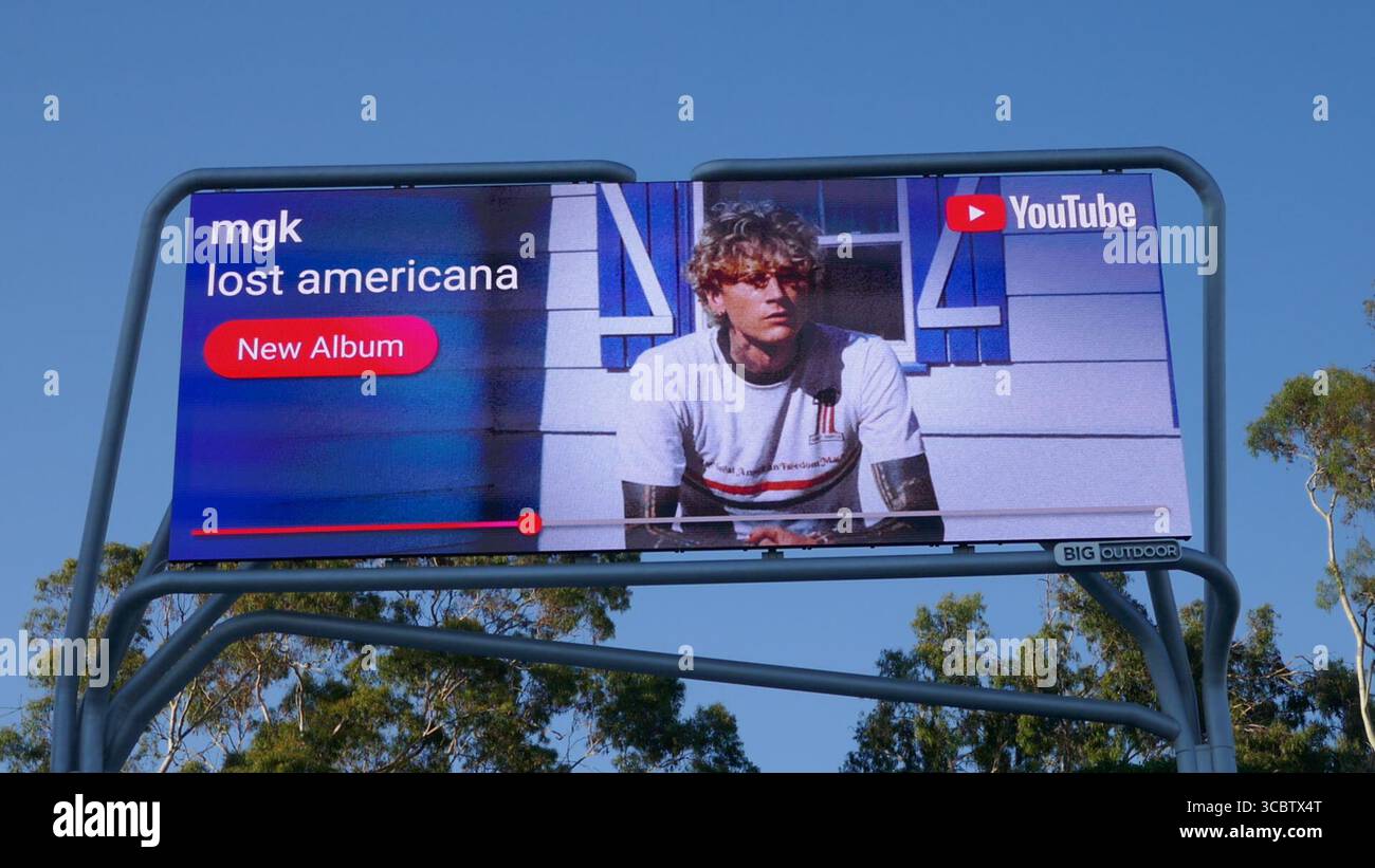 Los Angeles, California, USA 8th August 2025 MGK Machine Gun Kelly, aka ...
