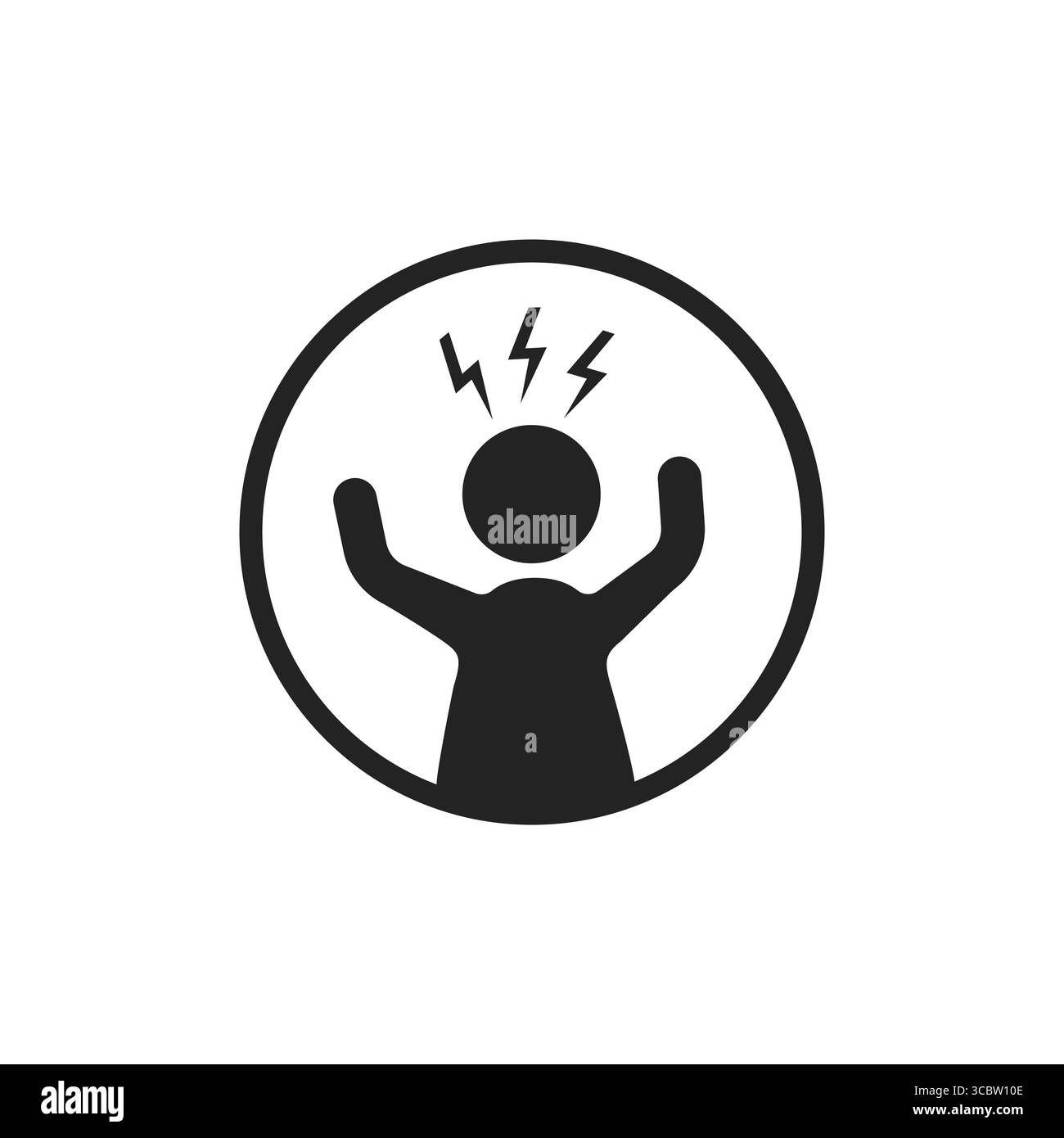 Sad stick figure Black and White Stock Photos & Images - Alamy