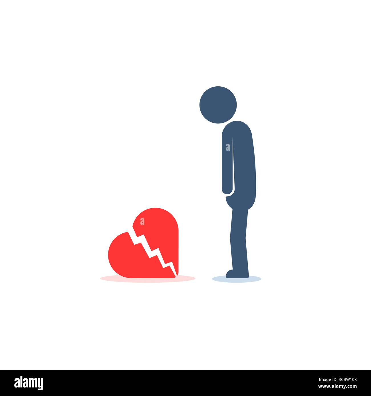 Family heart broken illustration hi-res stock photography and images ...