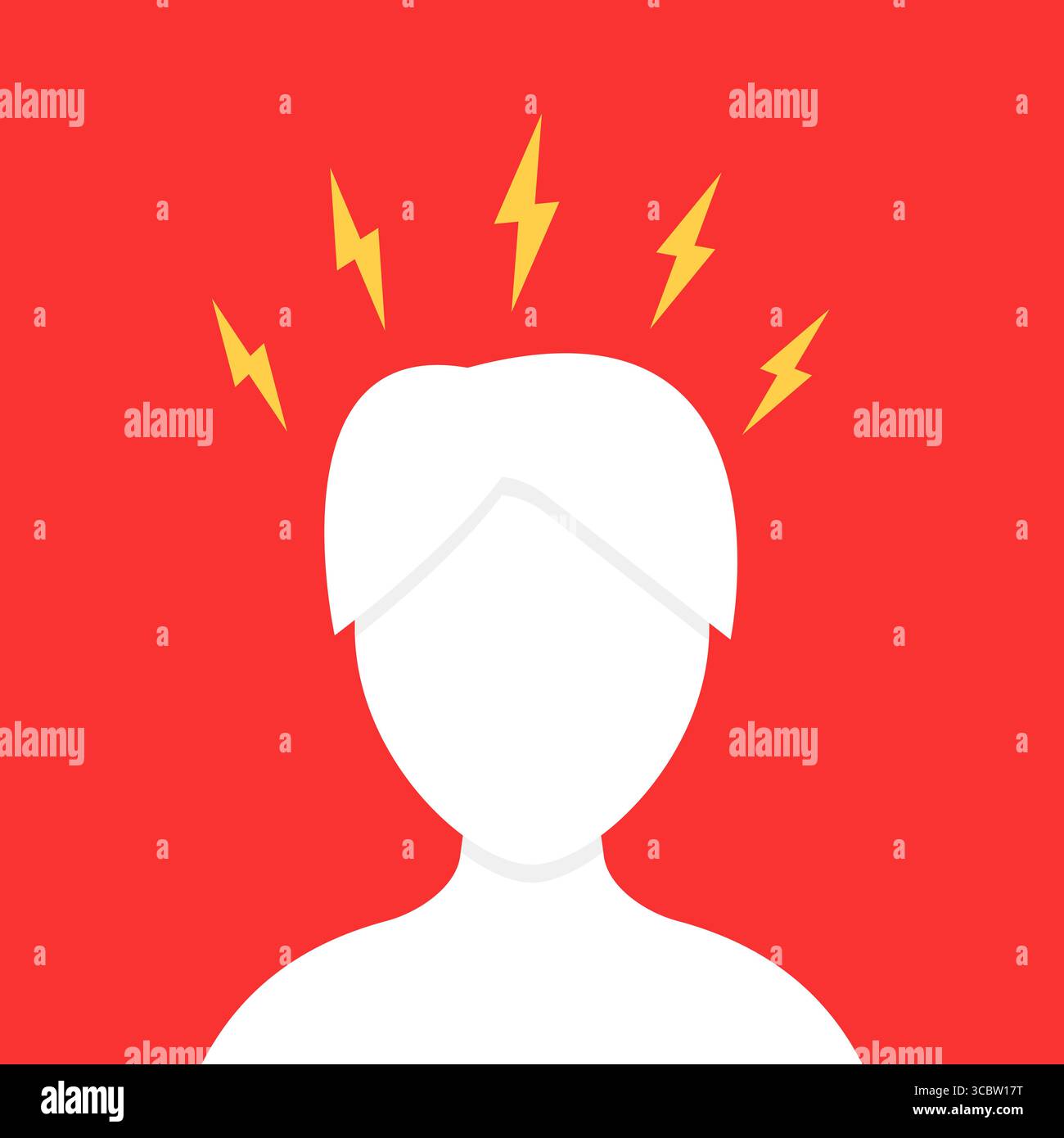 Stress confused Stock Vector Images - Alamy