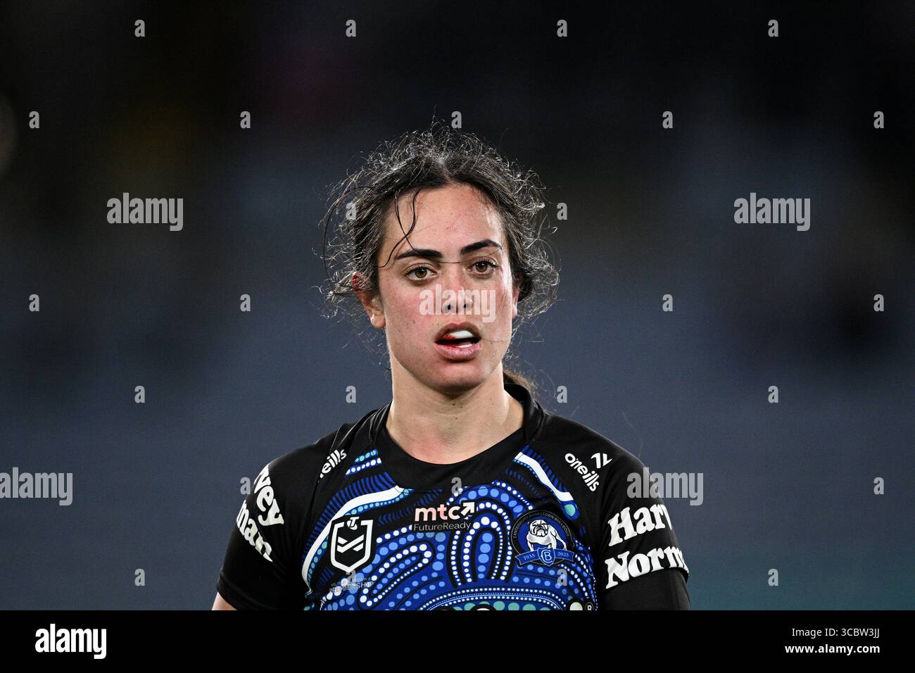 Sydney, Australia. 09th Aug, 2025. Moana Courtenay of the Bulldogs ...