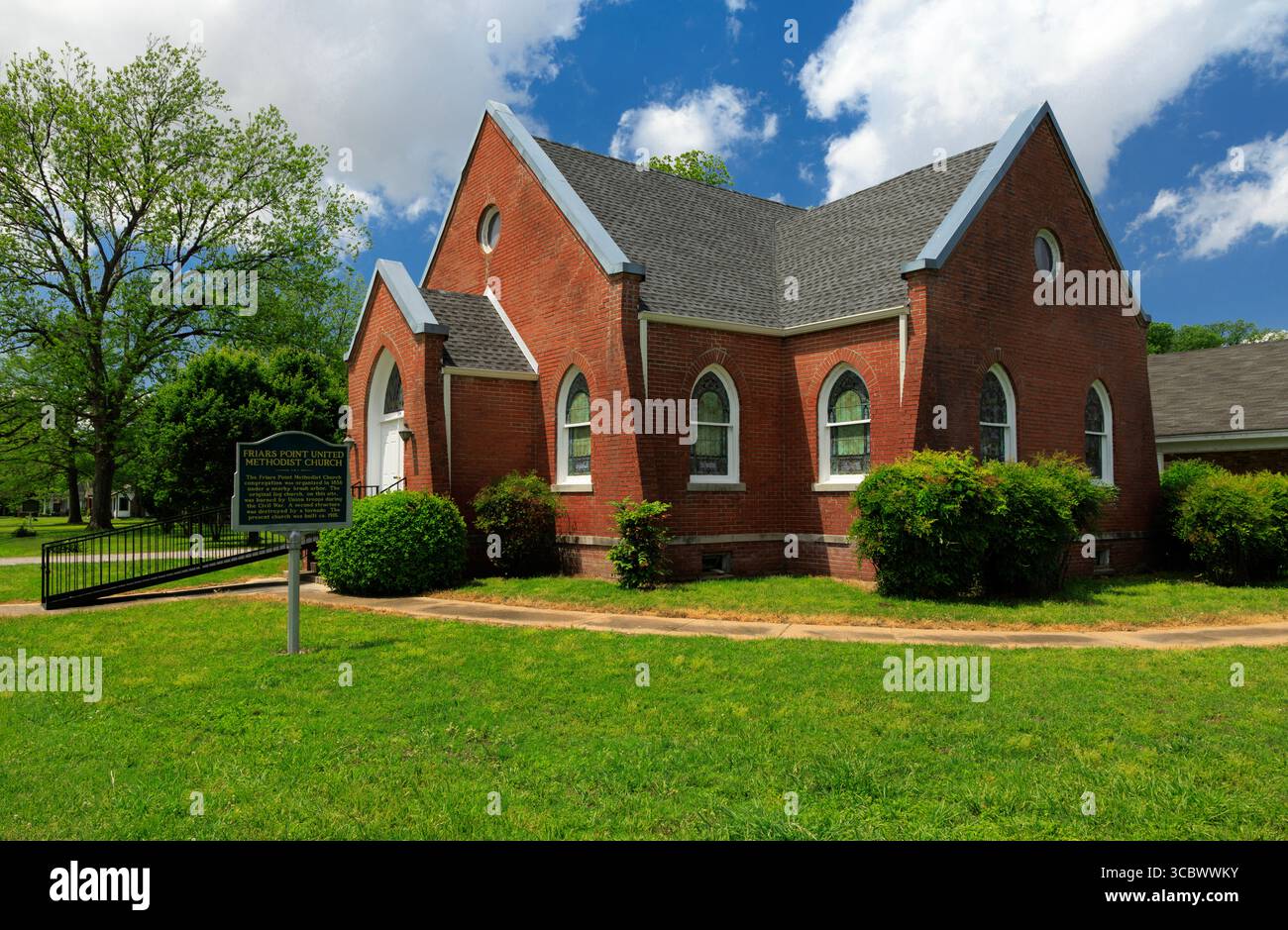 Friars Point United Methodist Church, Mississippi, USA Stock Photo - Alamy