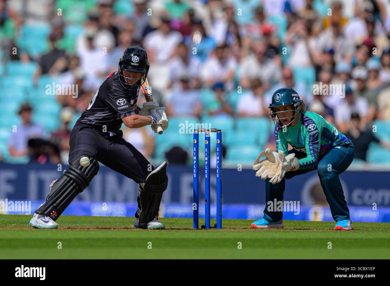 Kia Oval, London August 09 2025 during the Hundred Group Stage game ...