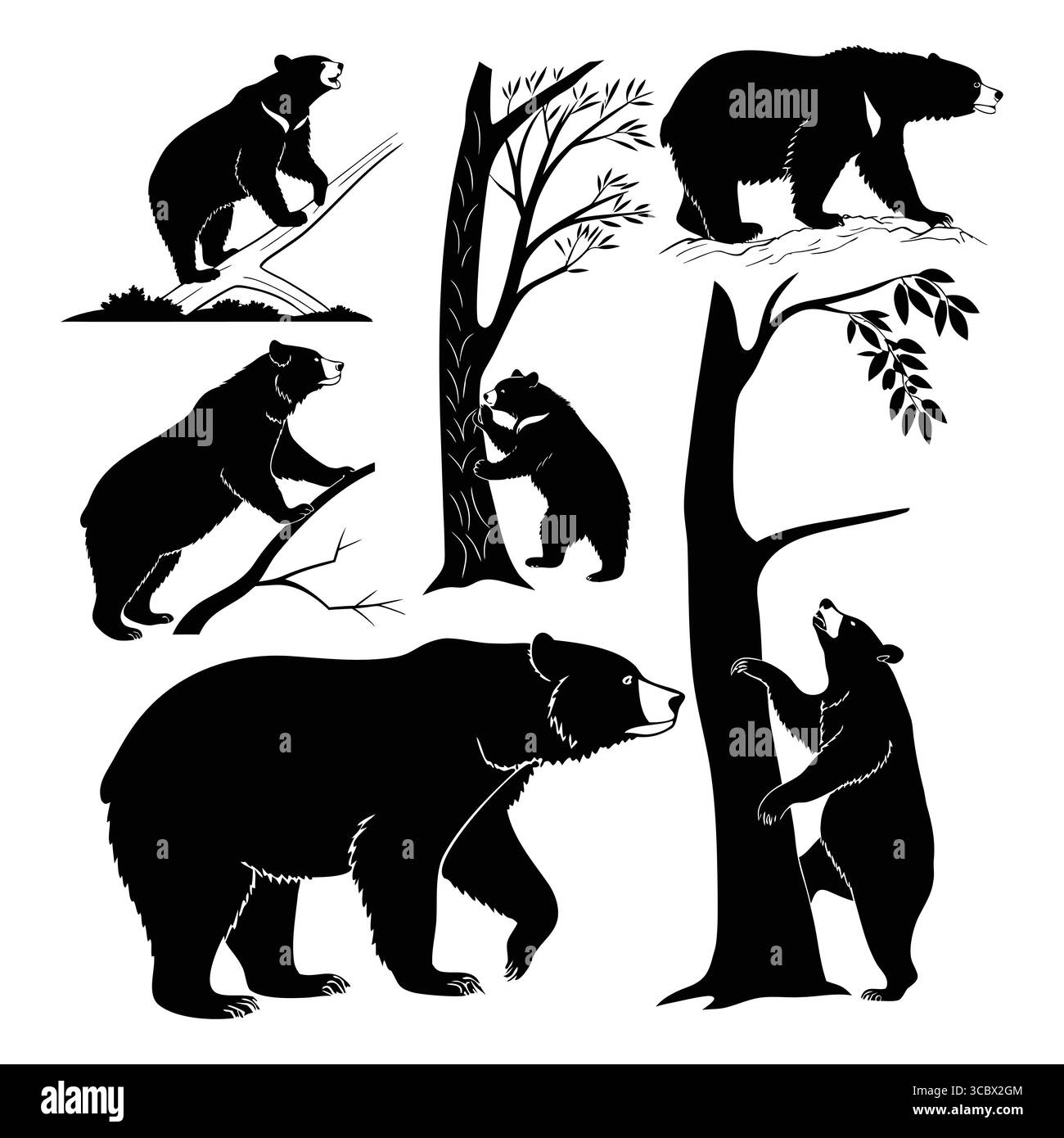 Unique trees Stock Vector Images - Alamy