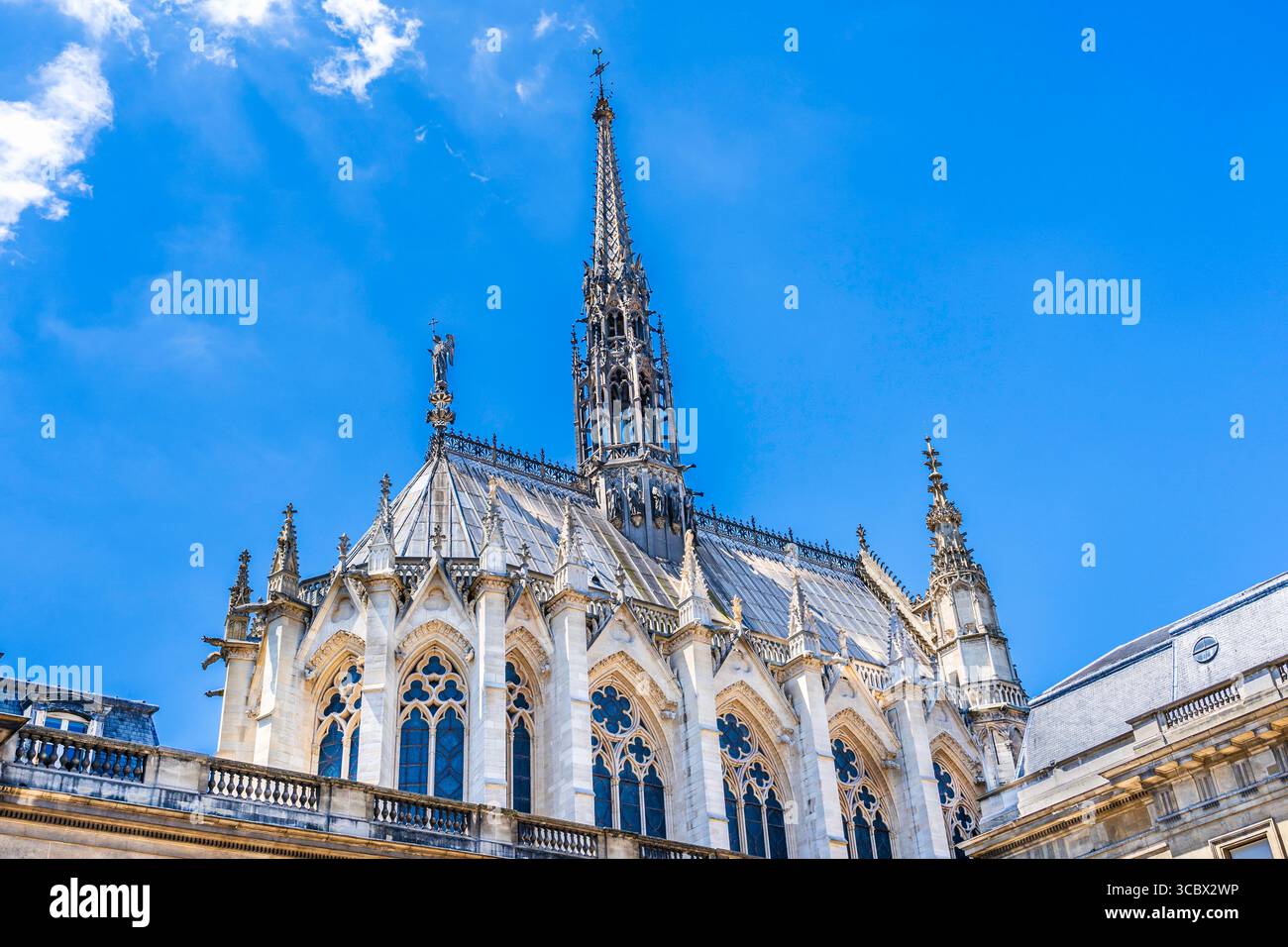The Holly Chapel (Sainte-Chapelle) gothic style royal chapel on Ile de ...