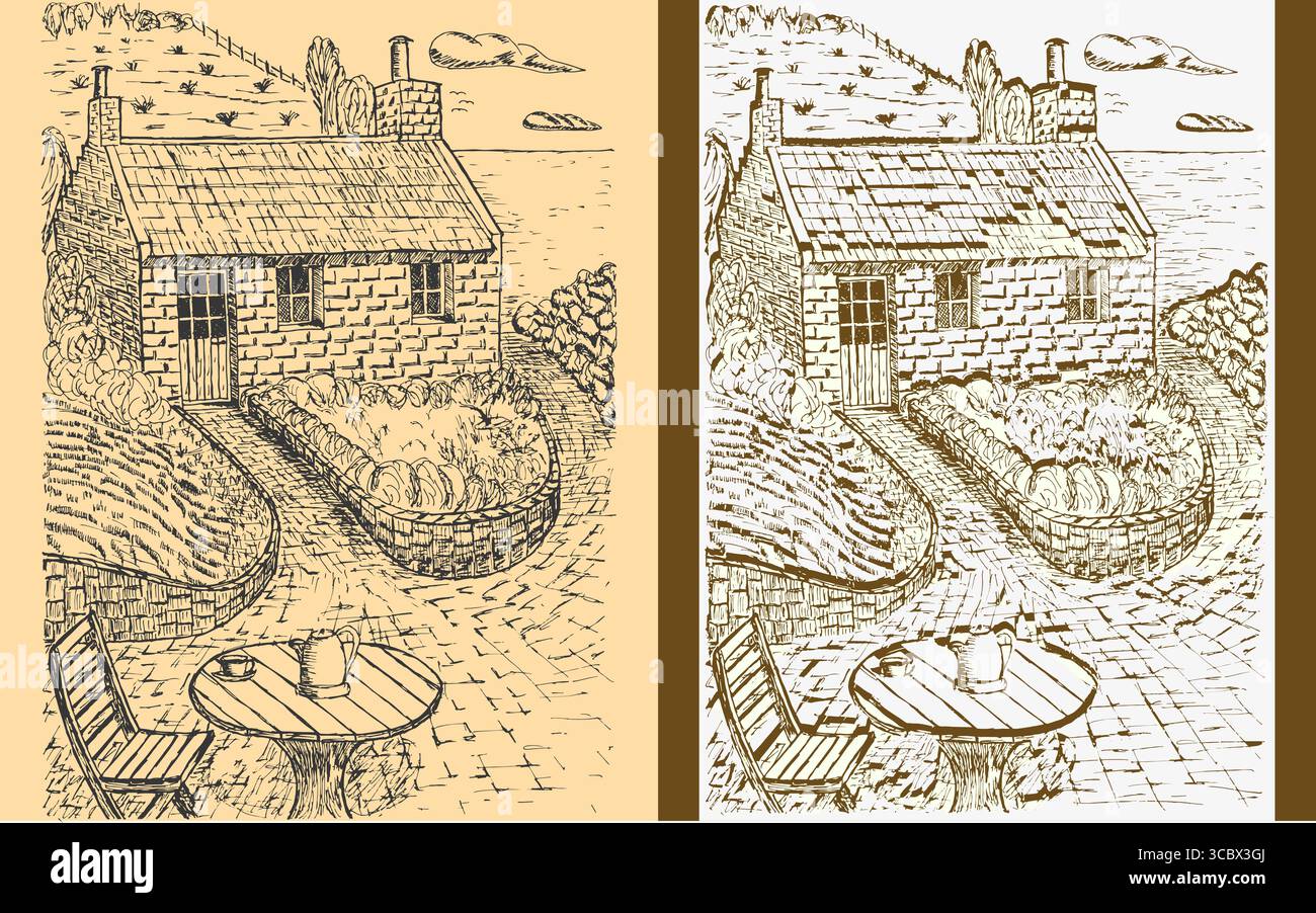 Traditional seaside uk Stock Vector Images - Alamy