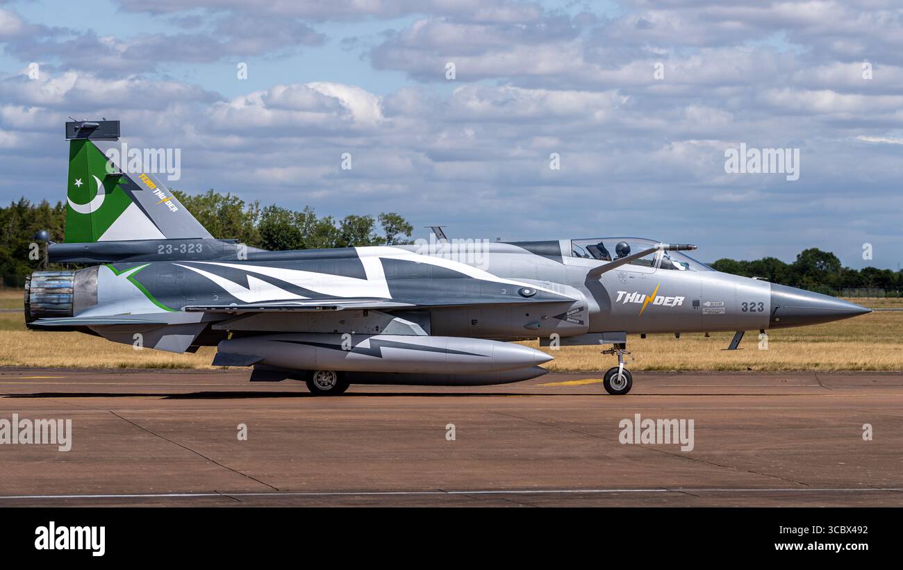 RIAT 2025 JF-17 Green Tail Stock Photo - Alamy