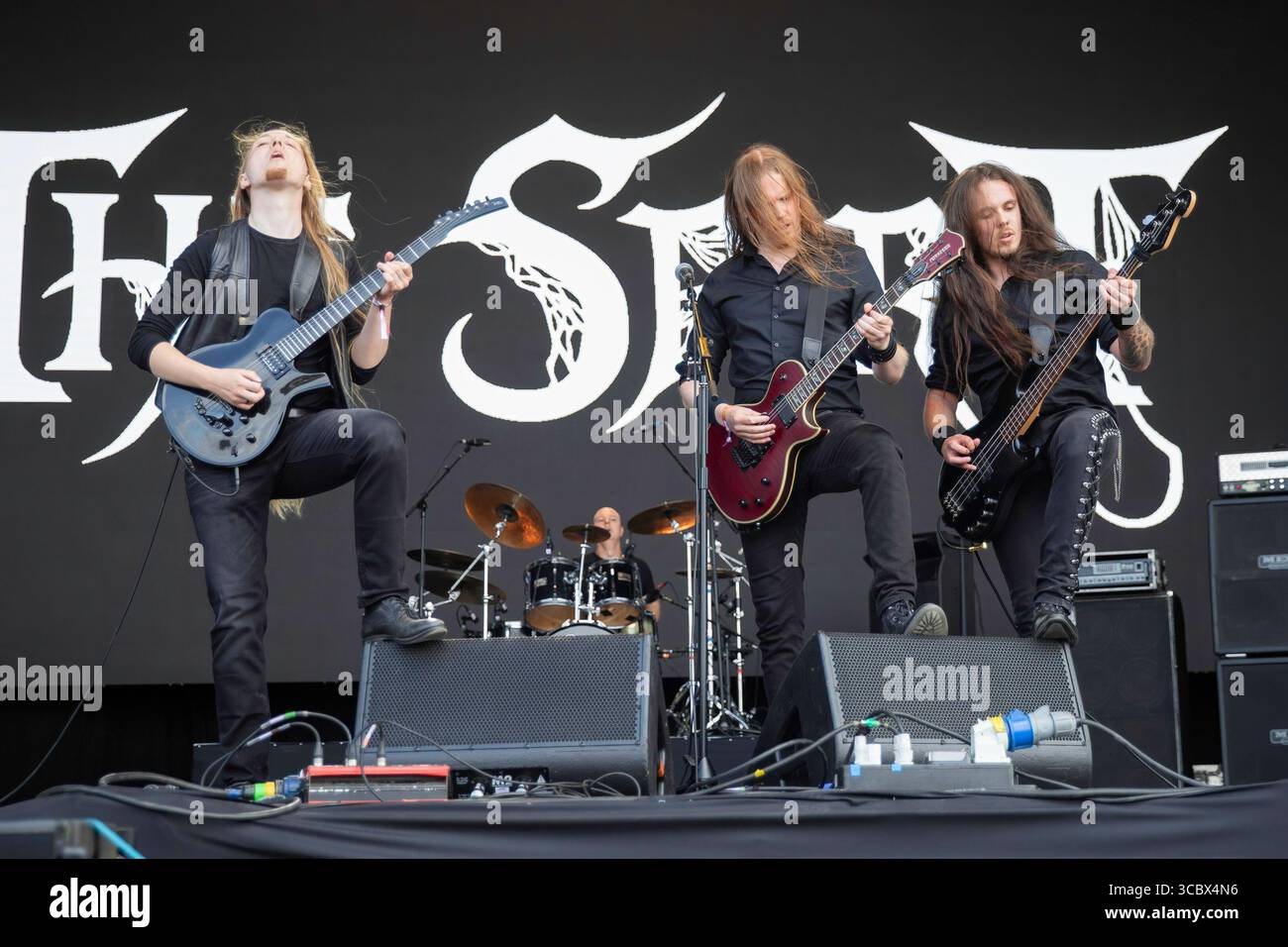 Derbyshire, England, 9th August, 2025. The Spirit playing the Ronnie ...