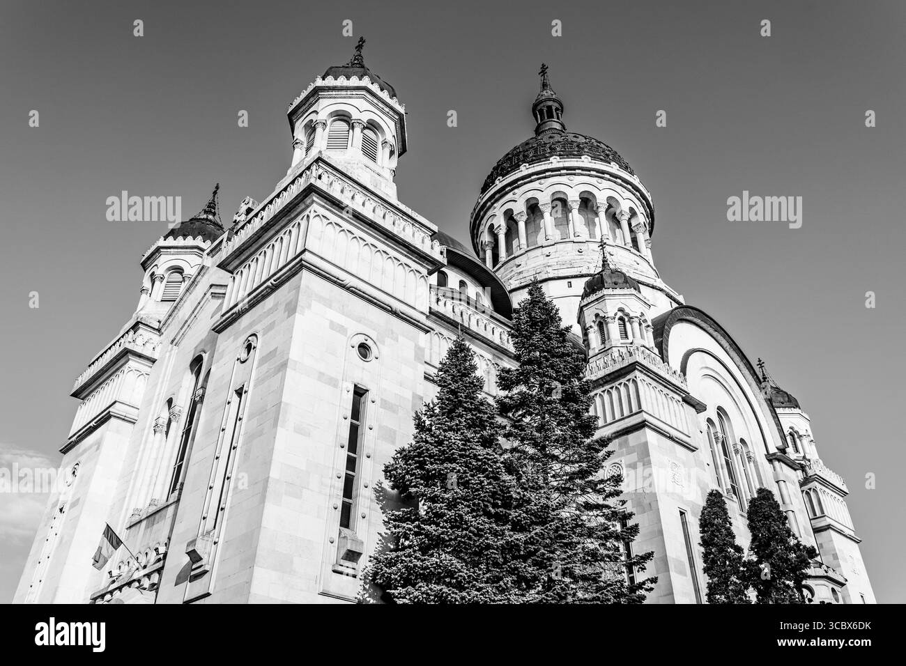 The orthodox cathedral in Cluj Napoca, Transylvania, Romania. Cathedral ...
