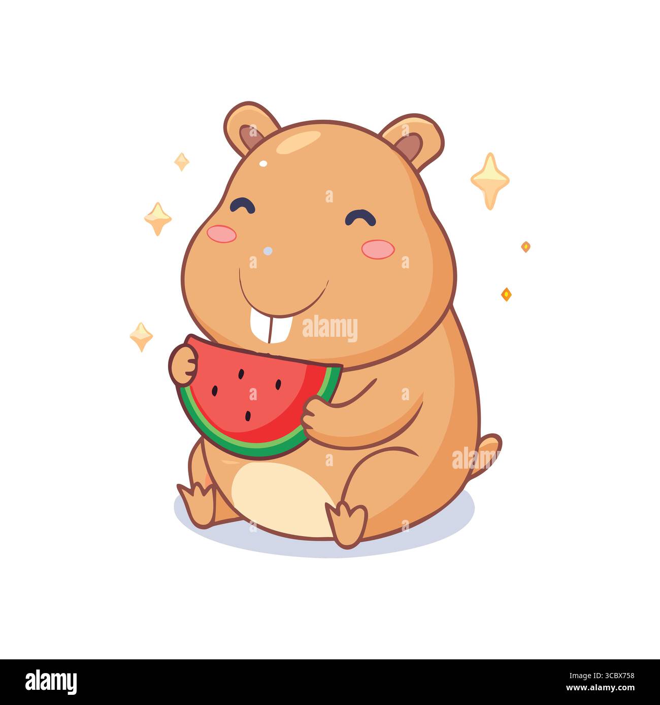 Eating enjoying Stock Vector Images - Alamy