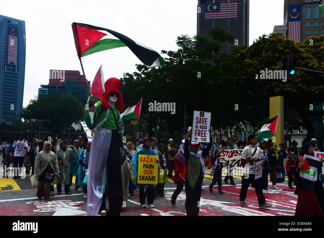 MALAYSIA KUALA LUMPUR 9/8/25 Masses Rally in Kuala Lumpur To Demand An ...