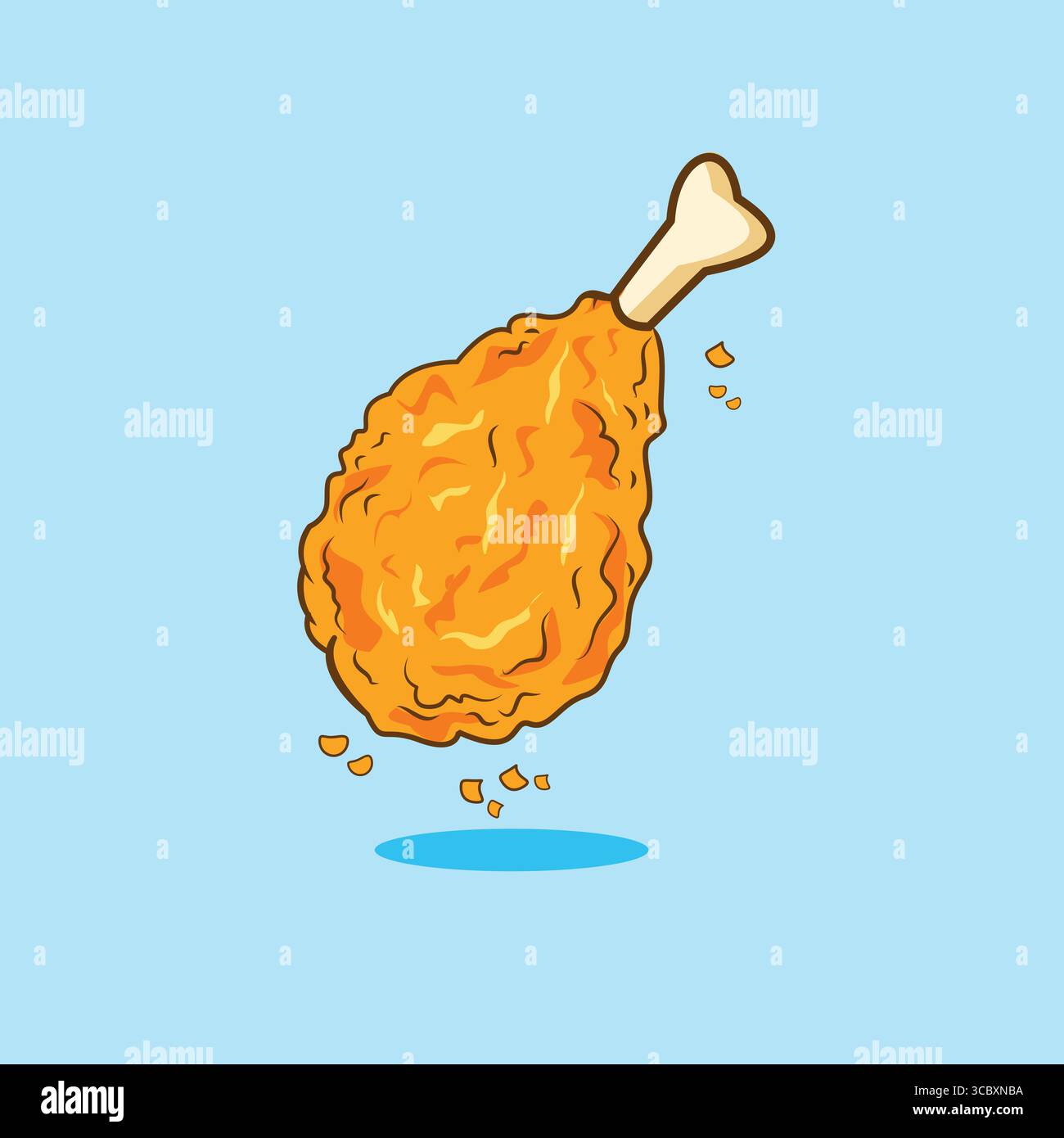 Bbq chicken wings icon Stock Vector Images - Alamy