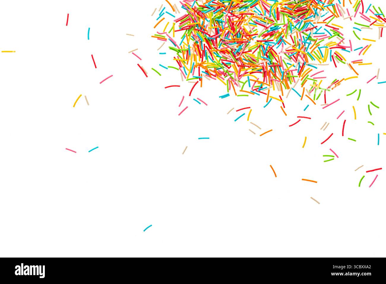 Sprinkle background. Colorful sprinklers. Decoration for cake, donut ...