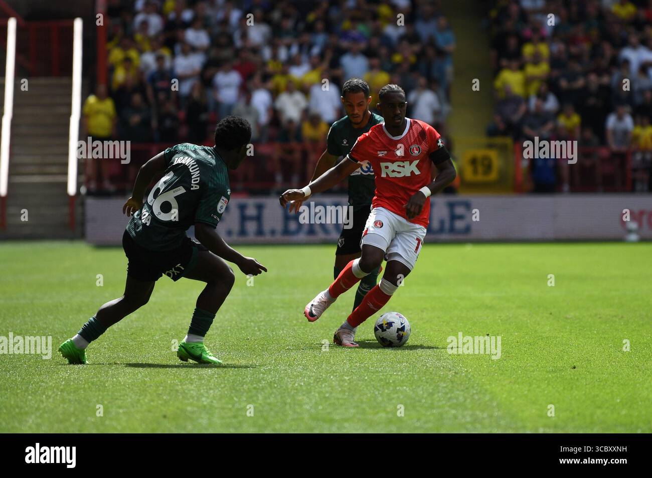 London, England. 9th Aug 2025. Amari'i Bell during the Sky Bet EFL ...