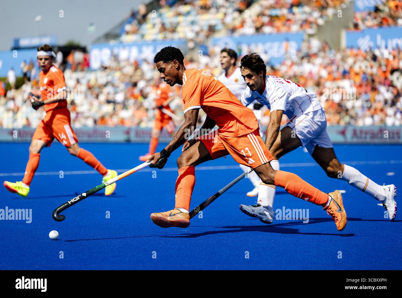 MONCHENGLADBACH - Terrance Pieters of the Netherlands in action against ...