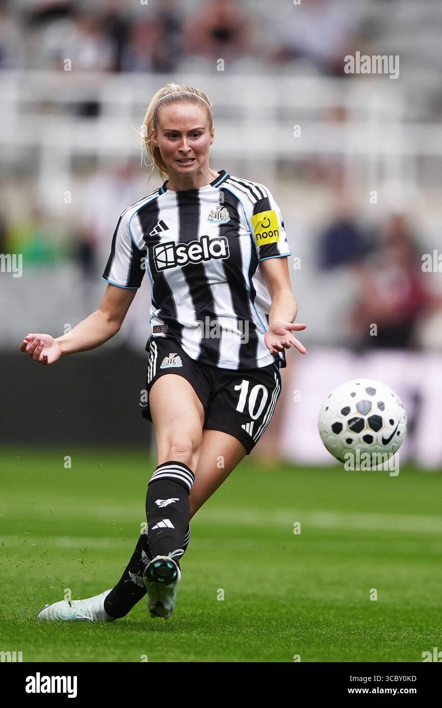 Newcastle United's Molly Pike during a Sela Cup women's match at St ...
