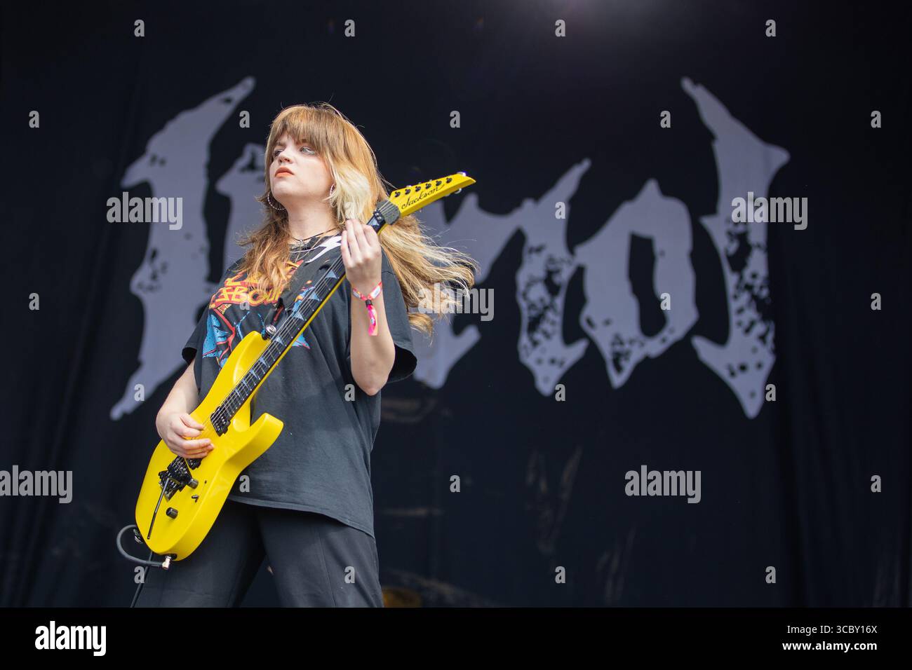 Derbyshire, England, 9th August, 2025. Heriot playing the Ronnie James ...