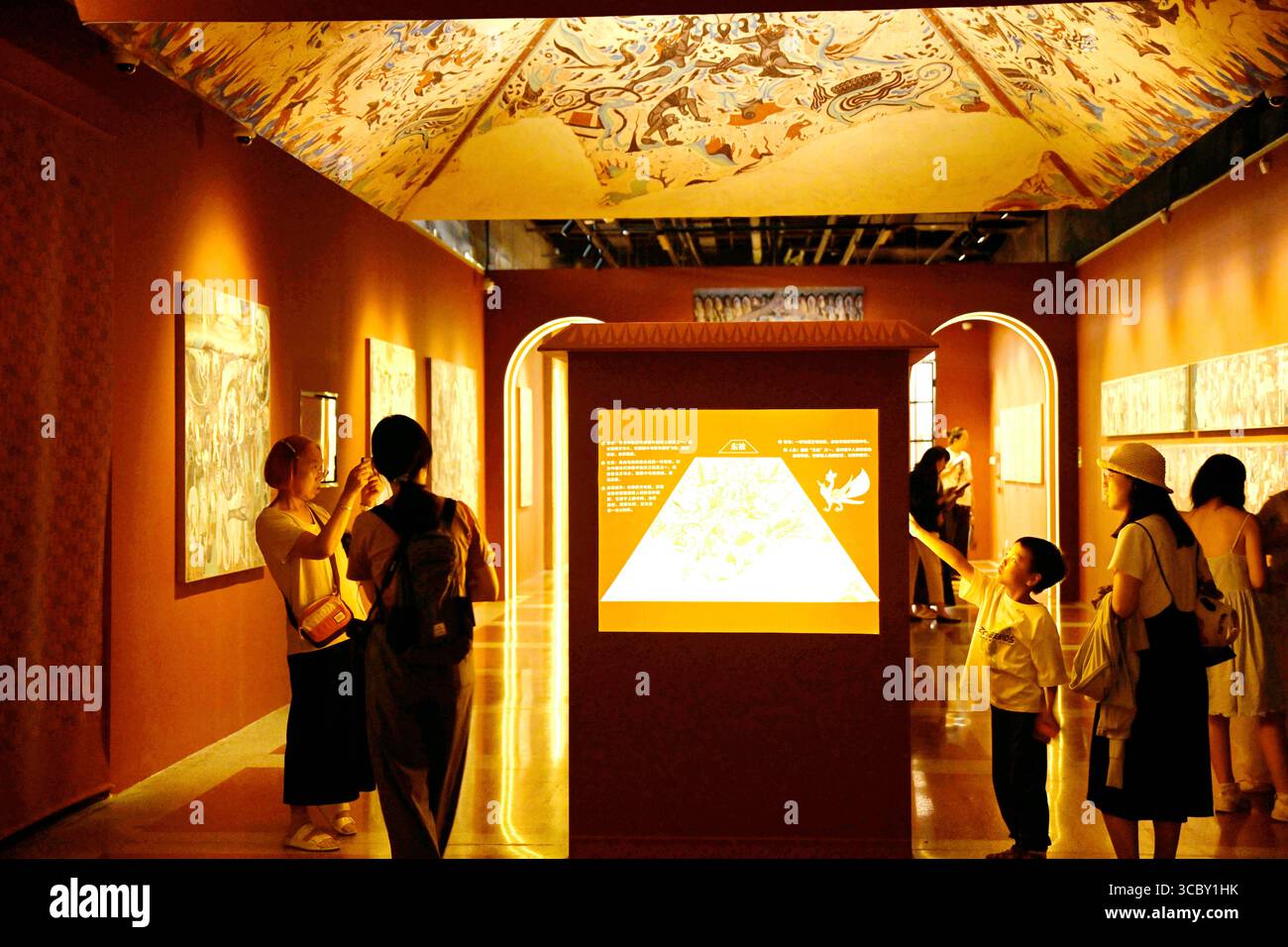 BEIJING, CHINA - AUGUST 9, 2025 - The audience is watching the Dunhuang ...