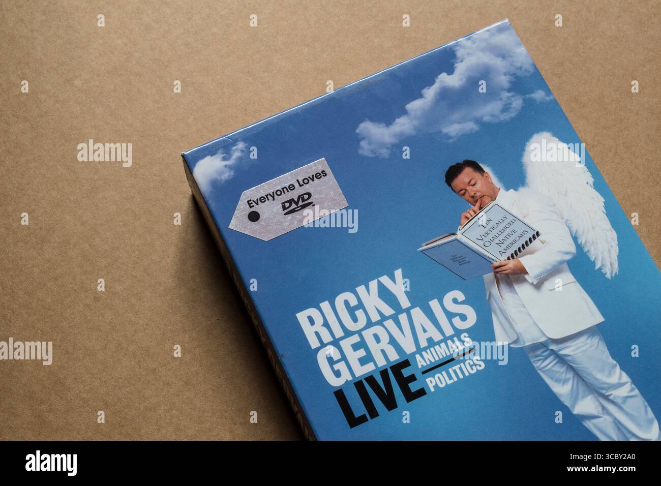 Ricky Gervais Live Animals Politics DVD case, isolated on blank ...