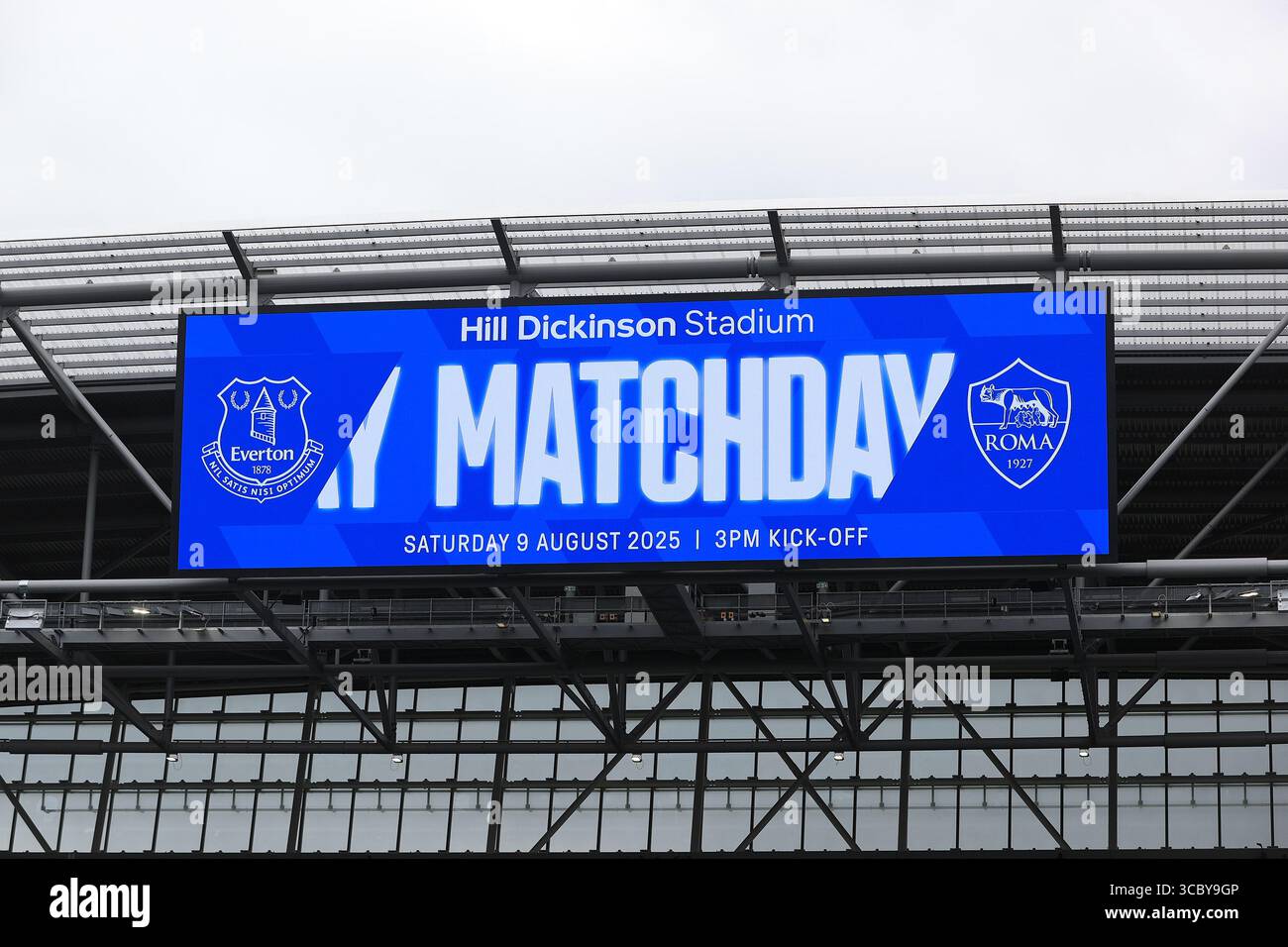Hill Dickinson Stadium, Liverpool, UK. 9th Aug, 2025. Pre Season ...