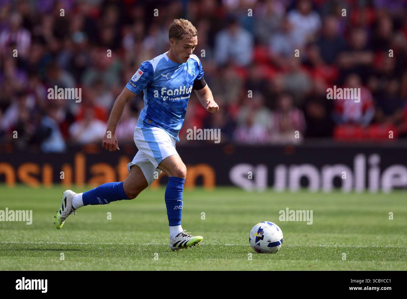 Derby County's Liam Thompson during the Sky Bet Championship match at ...